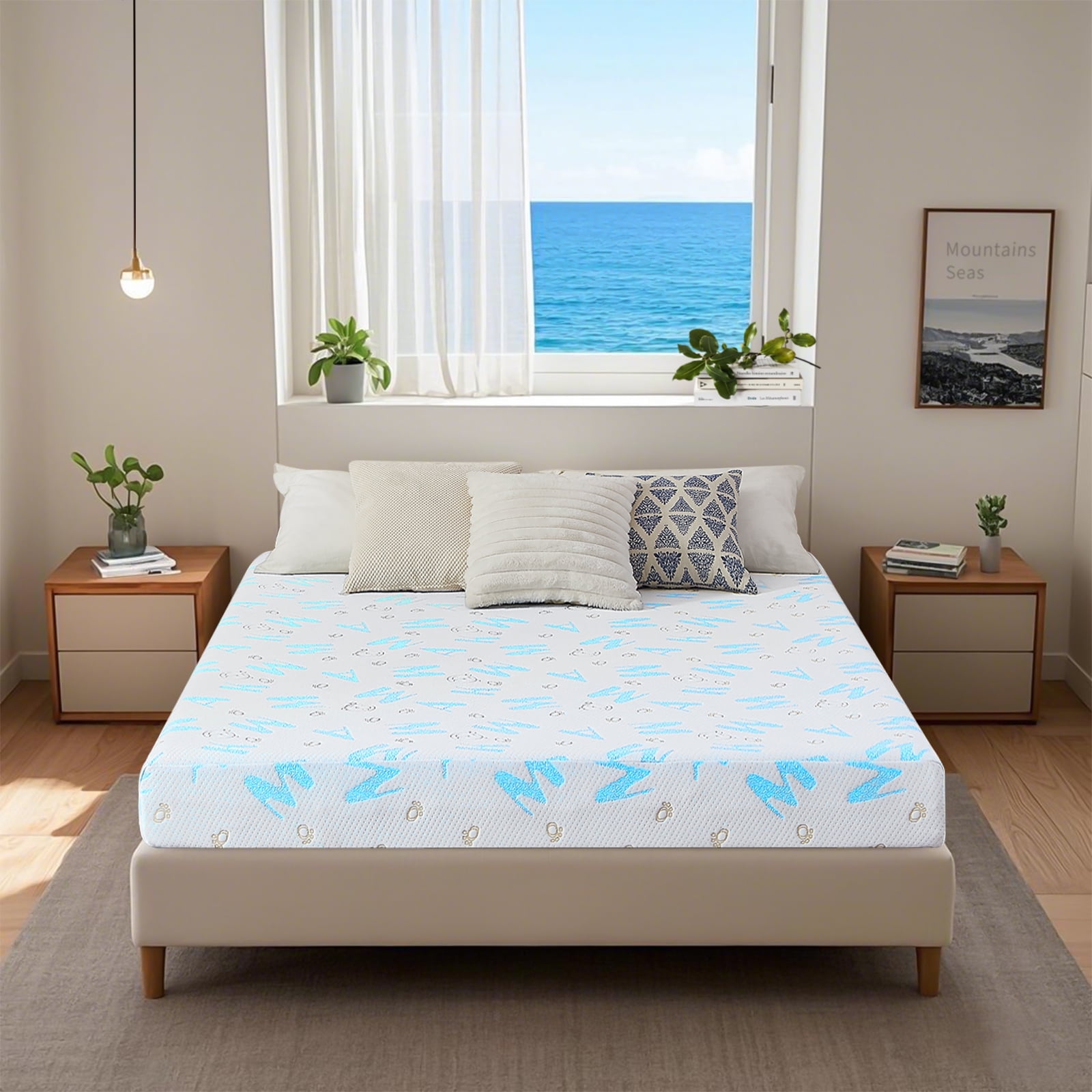GJQ Twin Mattress,6" Medium Gel Memory Foam Mattress for Adult ...