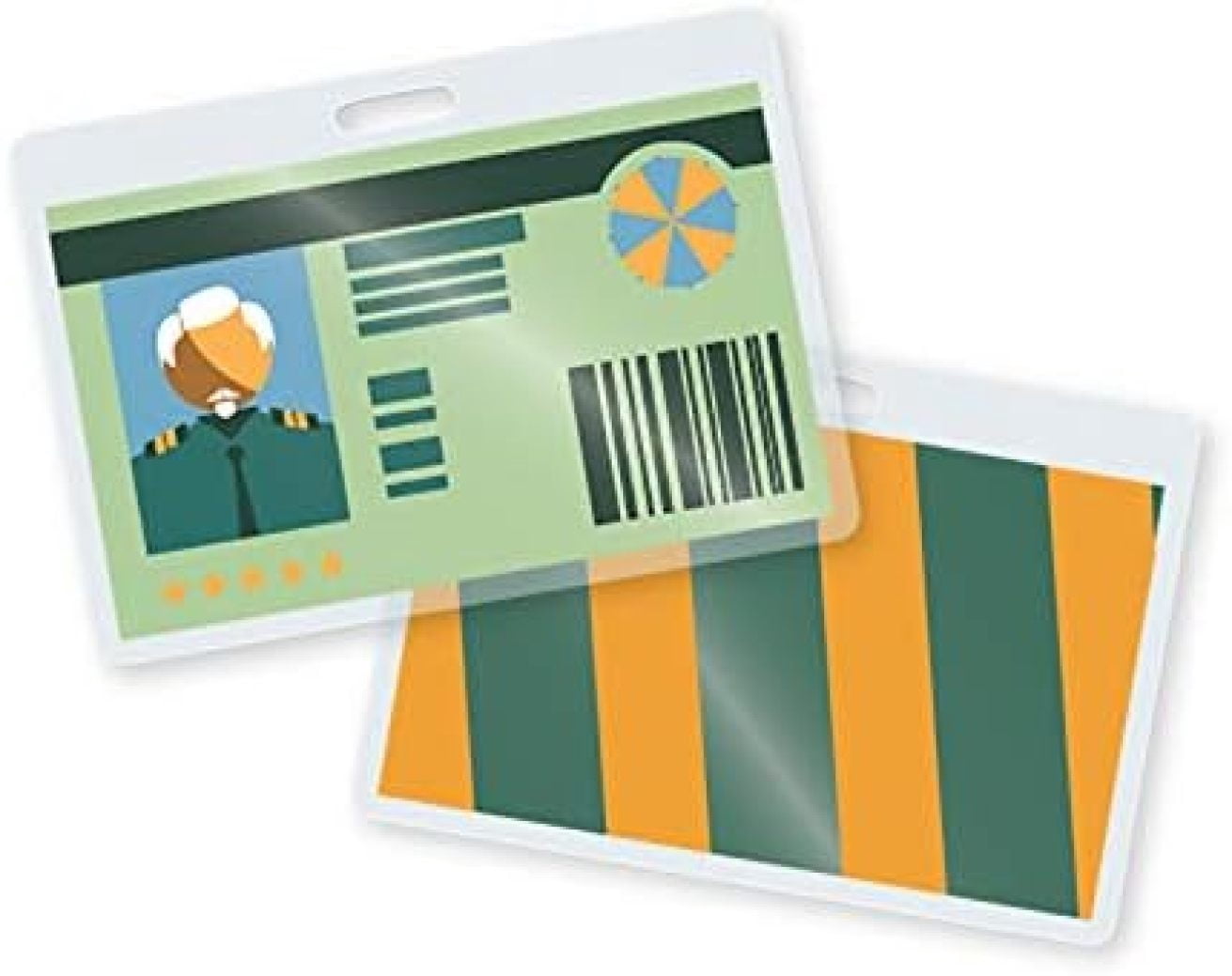GJSP 5 Mil Pre-Punched Slot Laminating Pouches with Rounded Corners ...