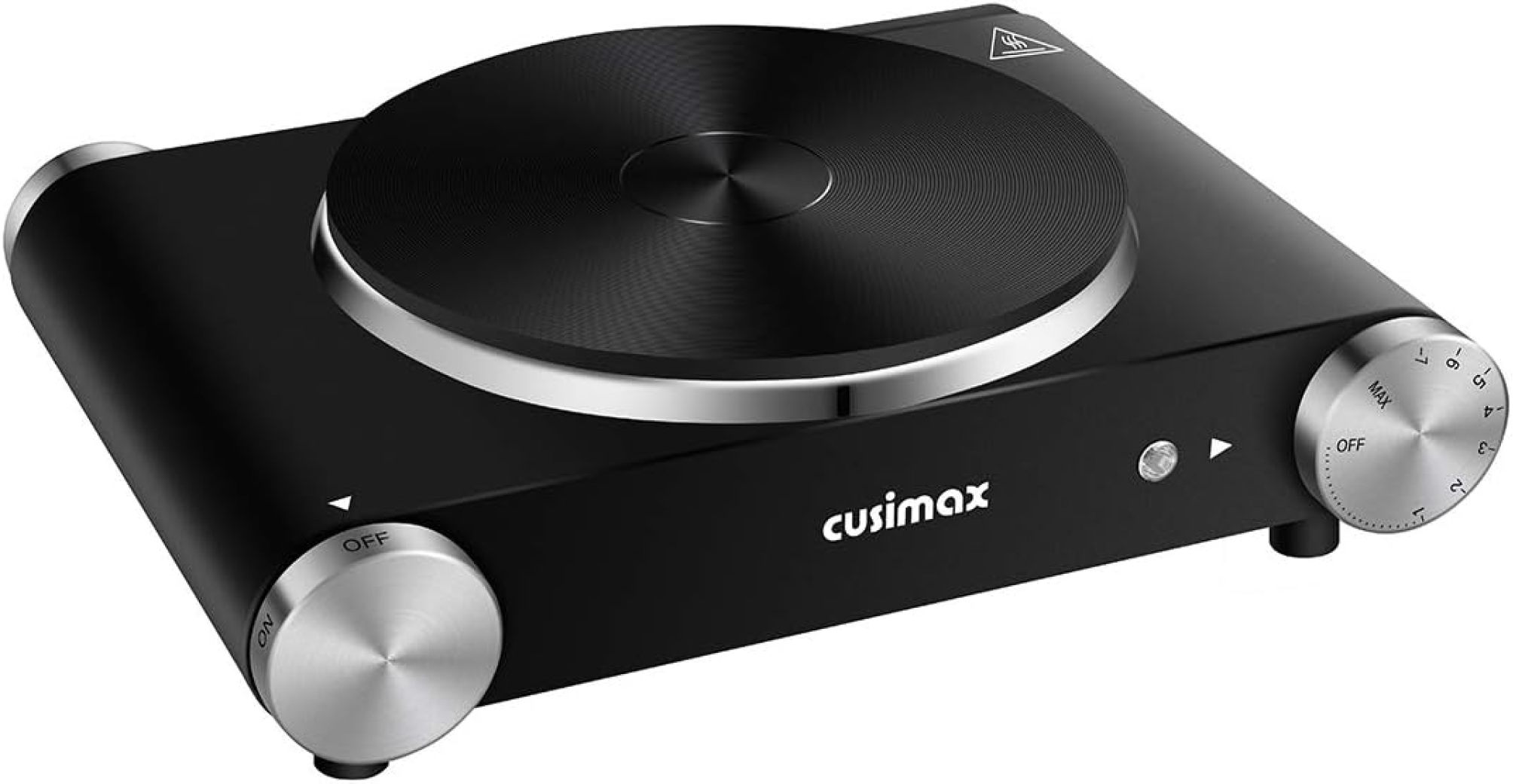 GJSP Electric Hot Plate for Cooking Portable Single Burner 1500W Cast ...