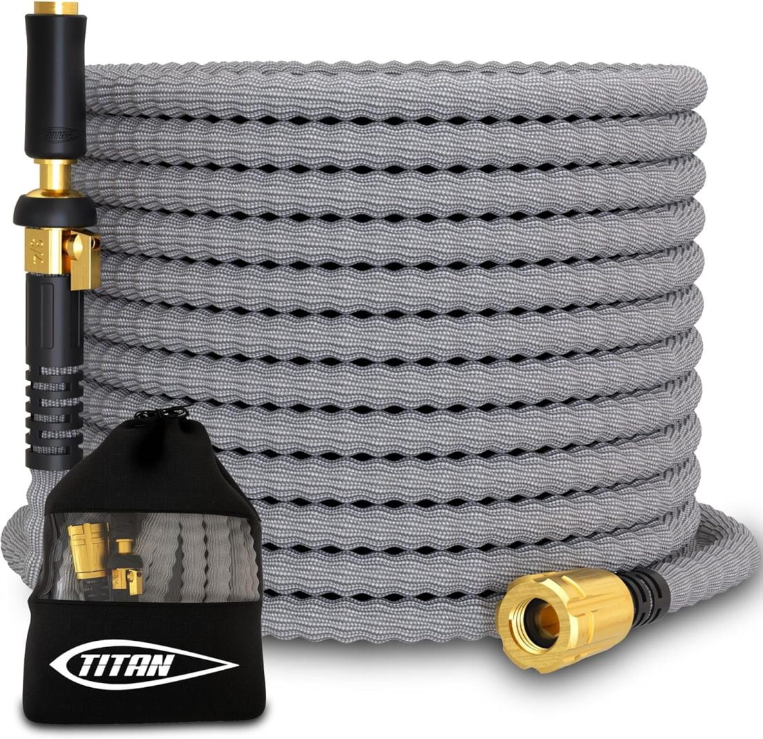 GJSP Garden Hose 30FT | NON-EXPANDING Durable, Flexible, Ultra ...