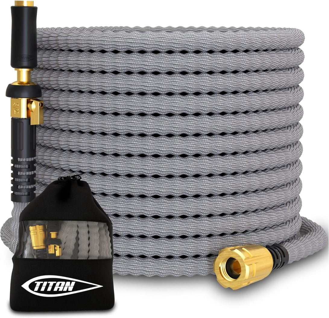 GJSP Garden Hose 50FT | NON-EXPANDING Durable, Flexible, Ultra ...