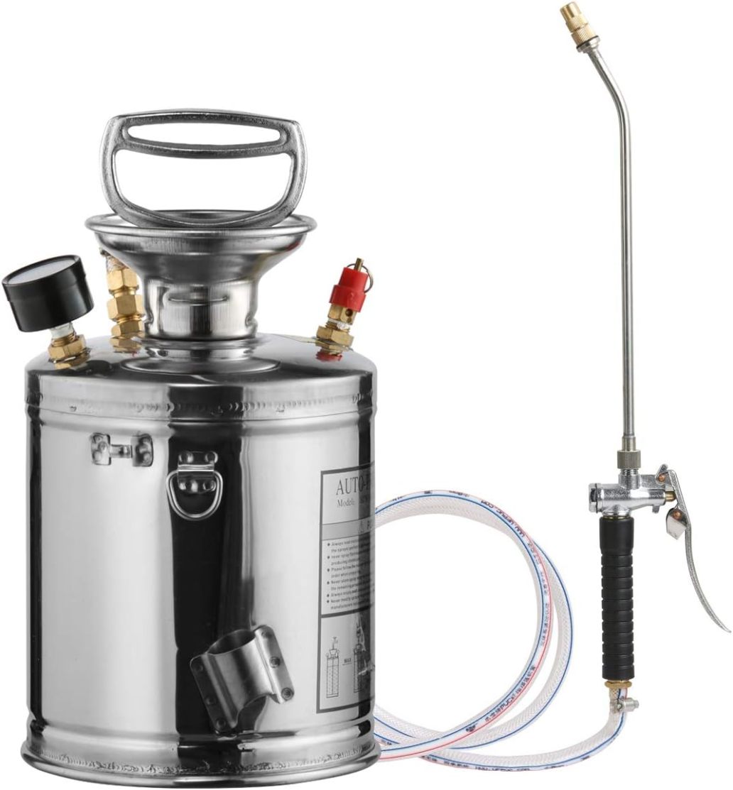 GJSP Stainless Steel Sprayer Professional with Backpack (1 Gallon ...