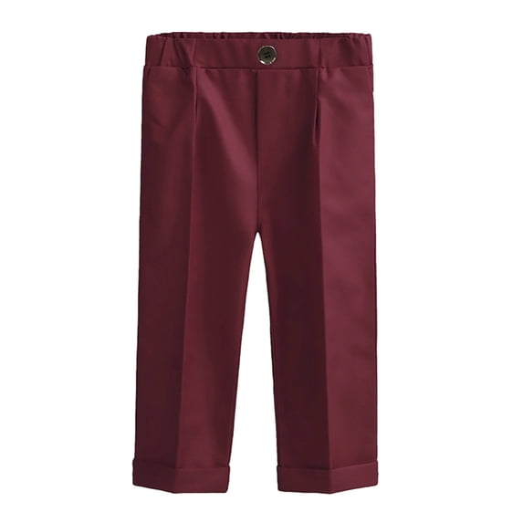 GJSYRH Girls Dress Pants Work Business Pants Tummy Control Office ...