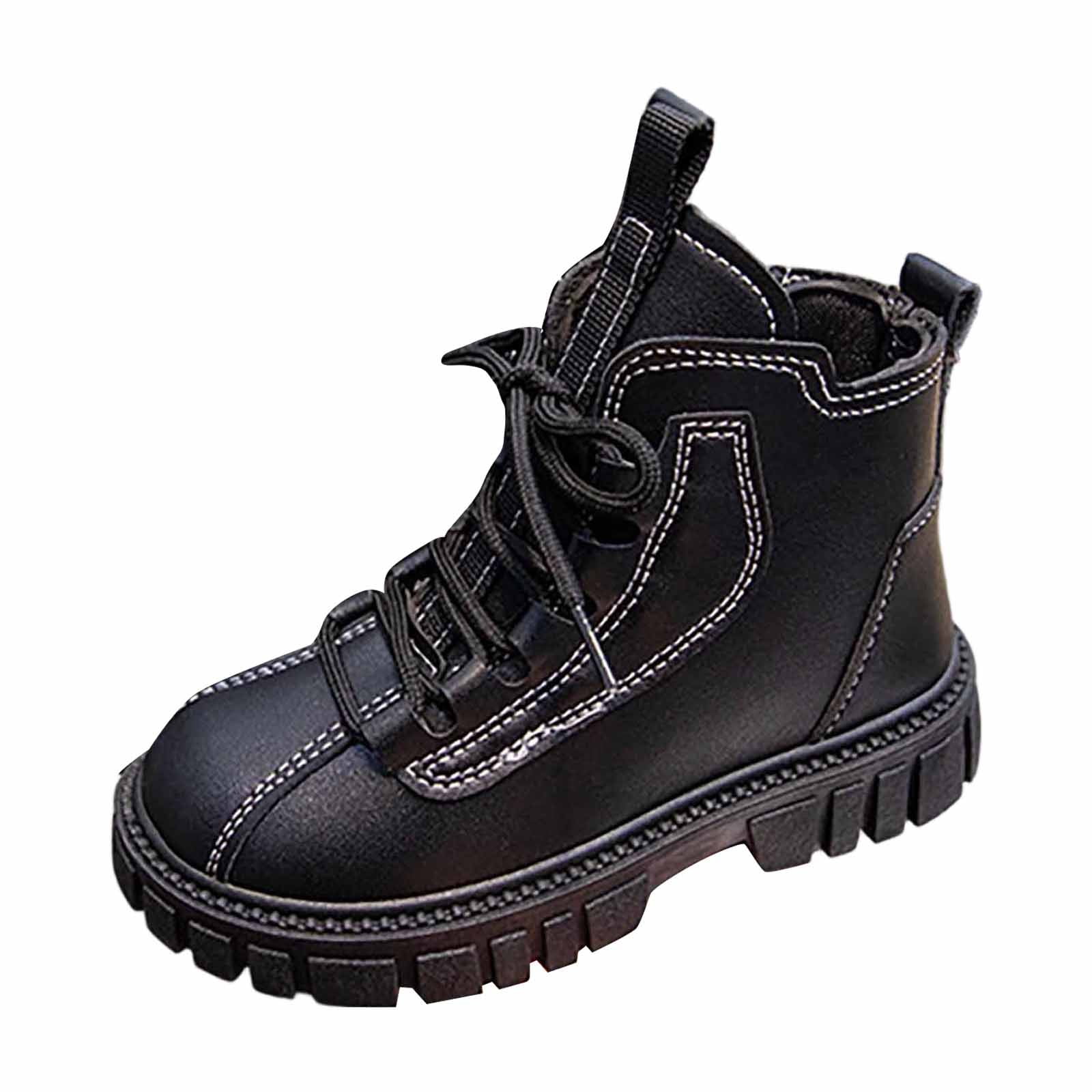 GJSYRH Girls Sole Lace Up Boots Combat Boots Rave Boots for Women ...