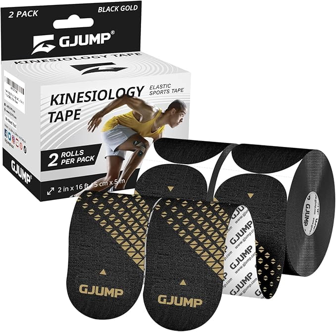 Kinesiology Tape, Precut Athletic Sports Tape 40 Strips (2 Rolls ...
