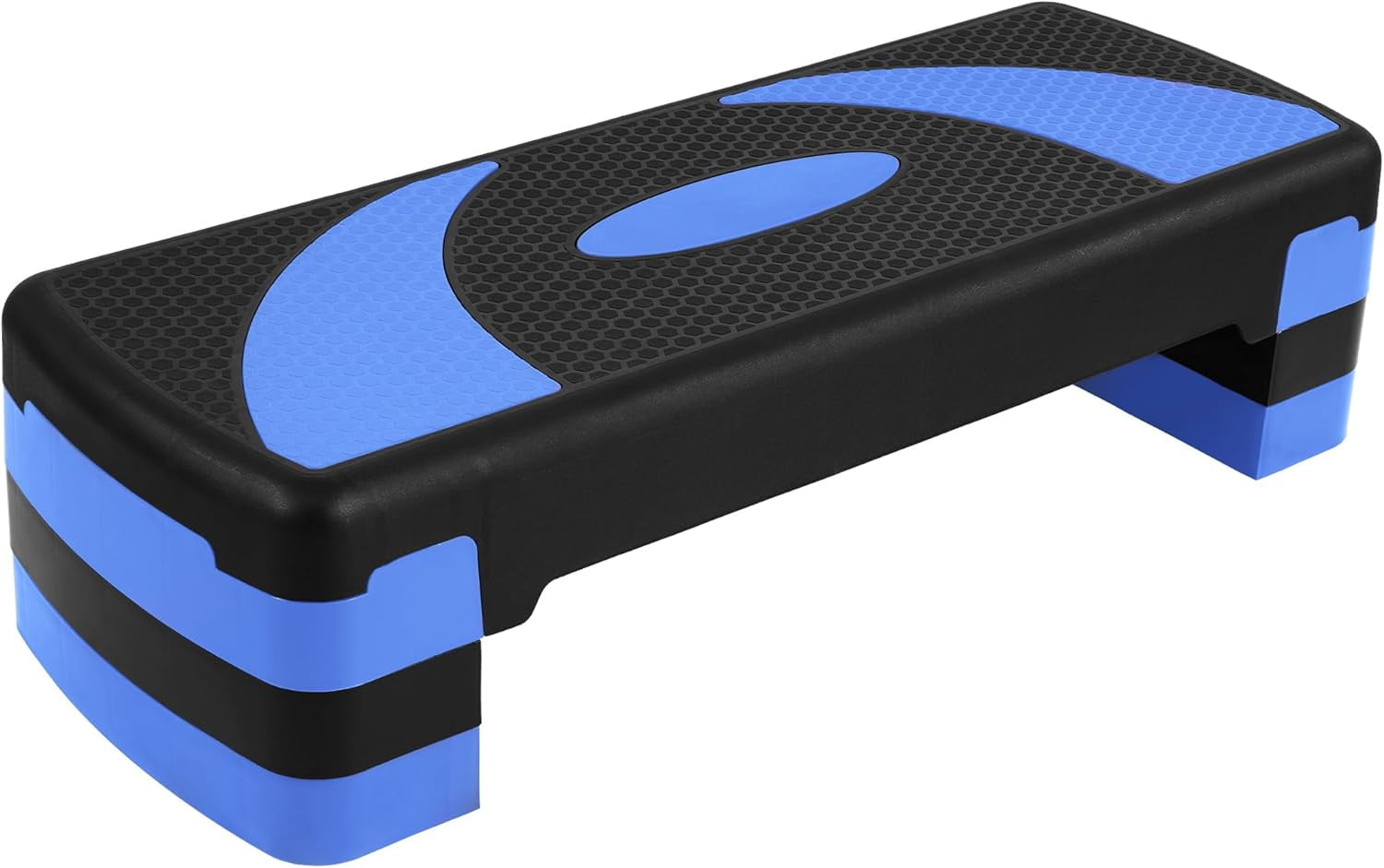 GJWL Aerobic Step Platform Trainer with Adjustable 3-Level Risers, 400 ...