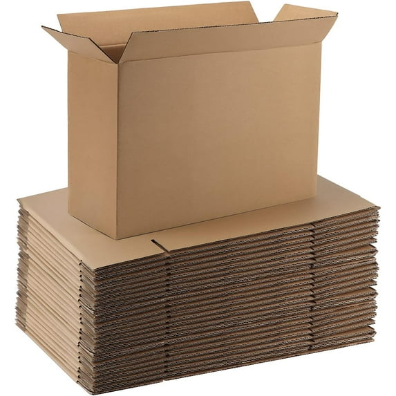 GJWL Shipping Boxes 12x9x4, Cardboard Shipping Mailing Box for ...