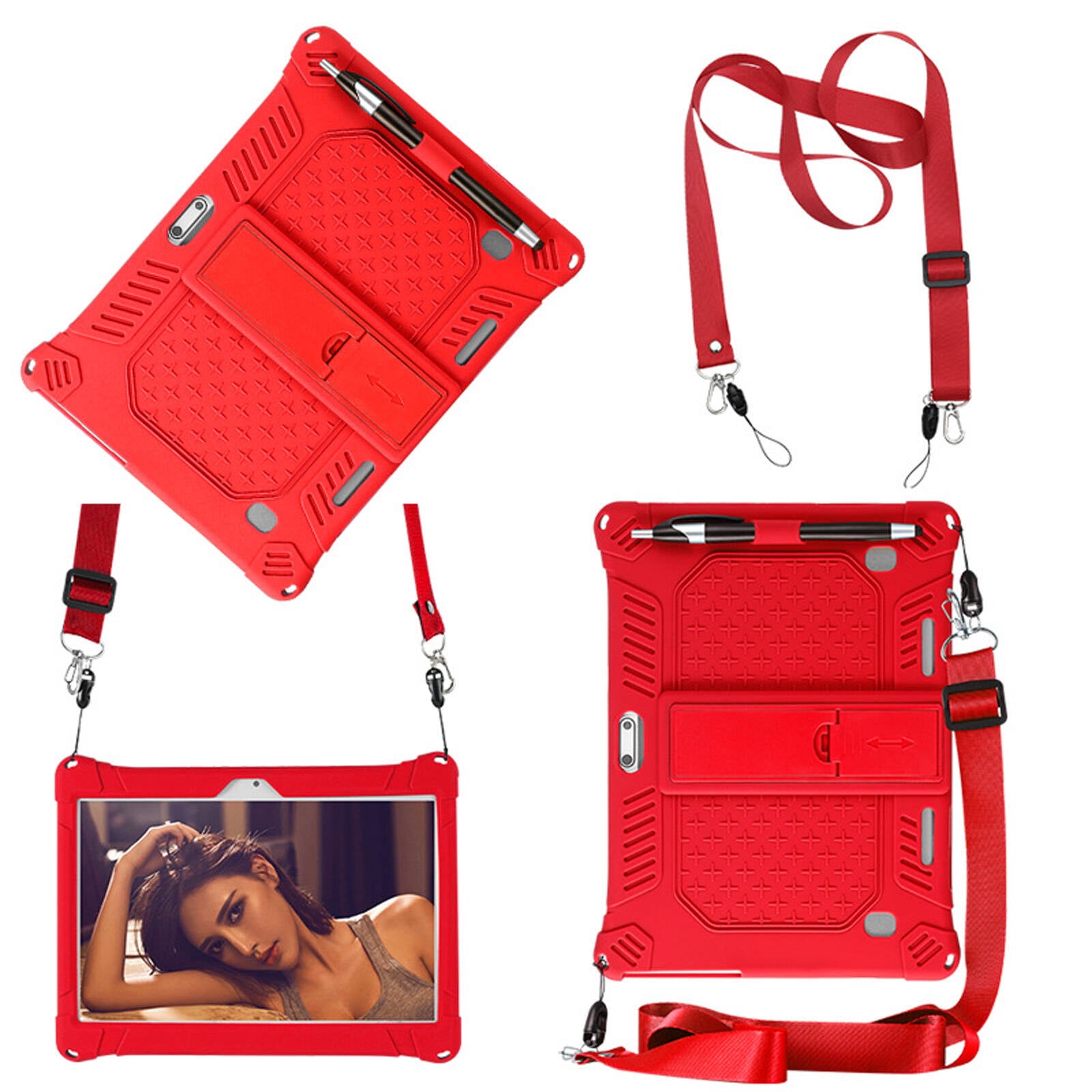 GJX 10.1 Inch android Tablet Case Portable Design 10 Inch Tablet Case ...