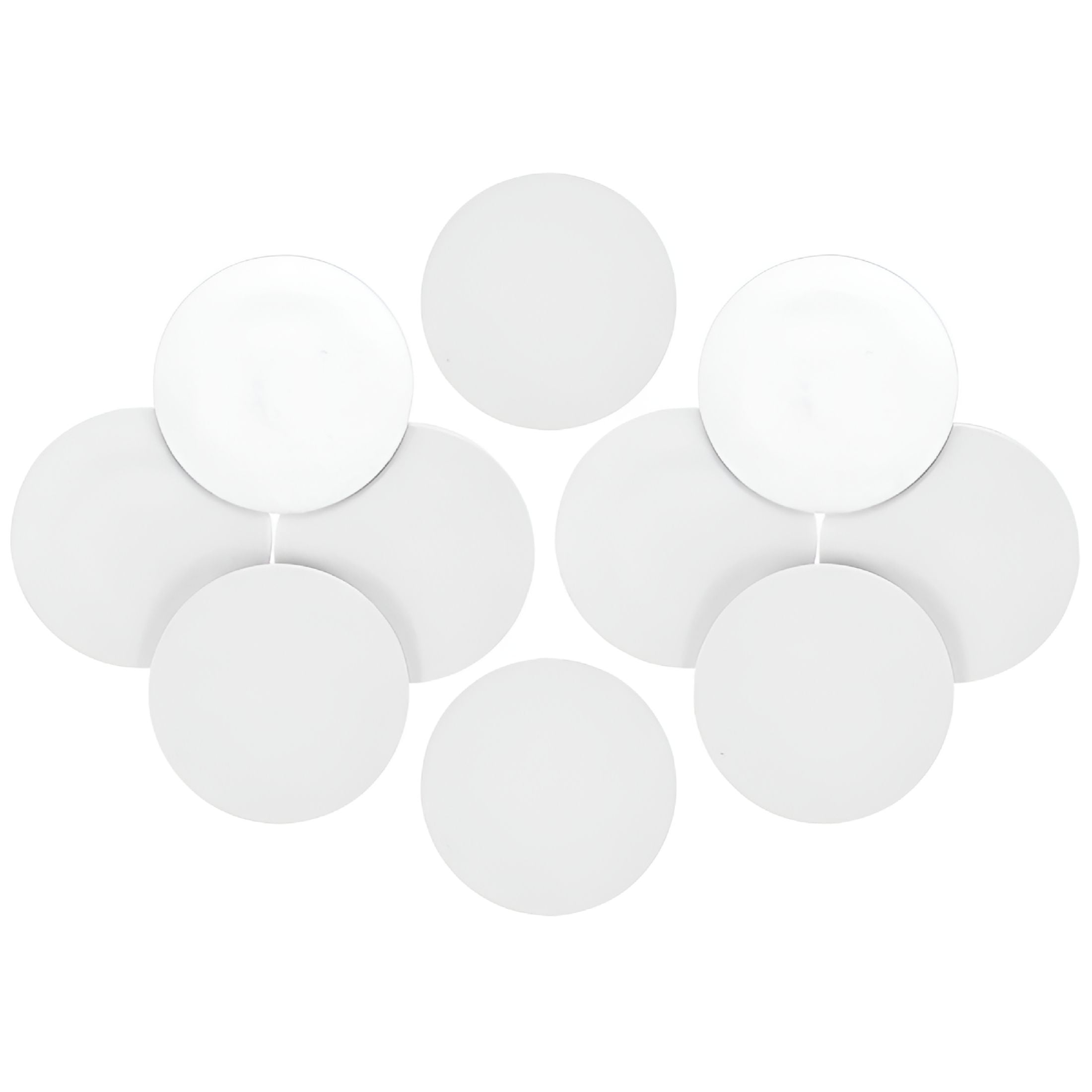 GJX 10PCS NFC Tag Sticker Blank Contactless Round IC Smart (White ...