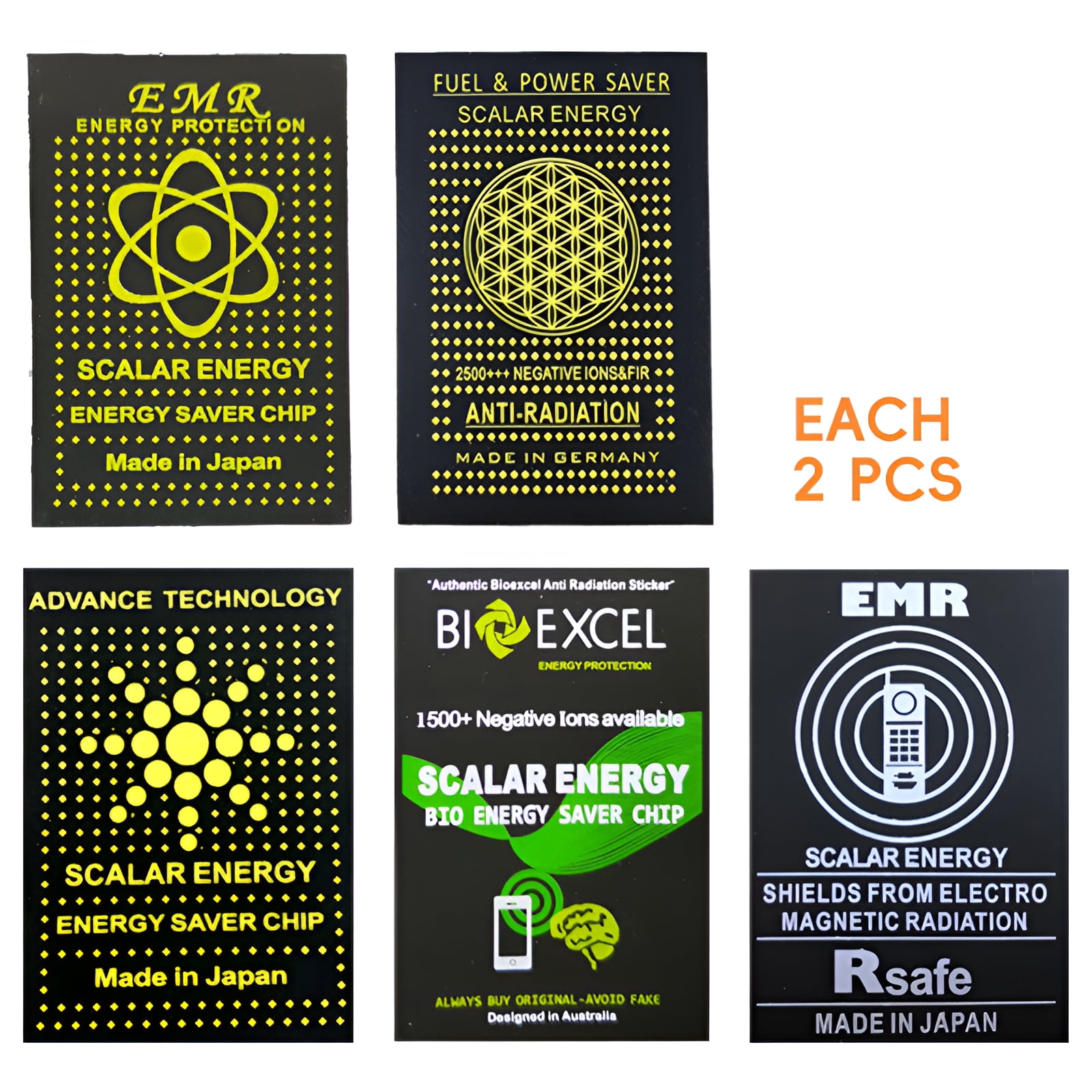 GJX 10Pcs Emf Blocker for Cell Phone,Electromagnetic Shielding Layer ...