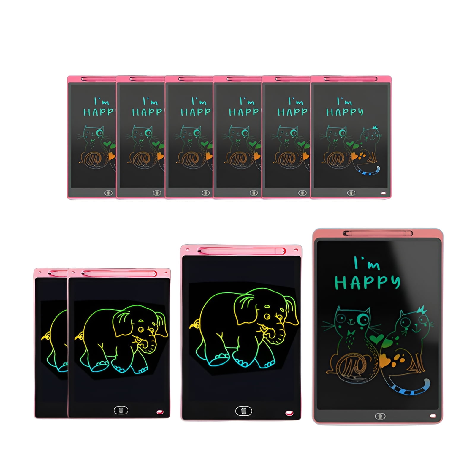 GJX 10Pcs LCD Writing Tablet for Kids,8.5" Drawing Pad for Kids,ABS ...