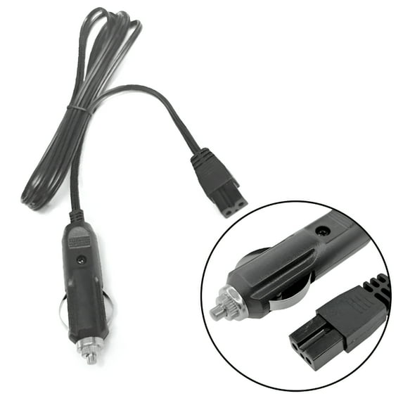 GJX 12V Lead Cable Plug Wire 2Pin Charger for Car Cooler Cool Box Mini ...