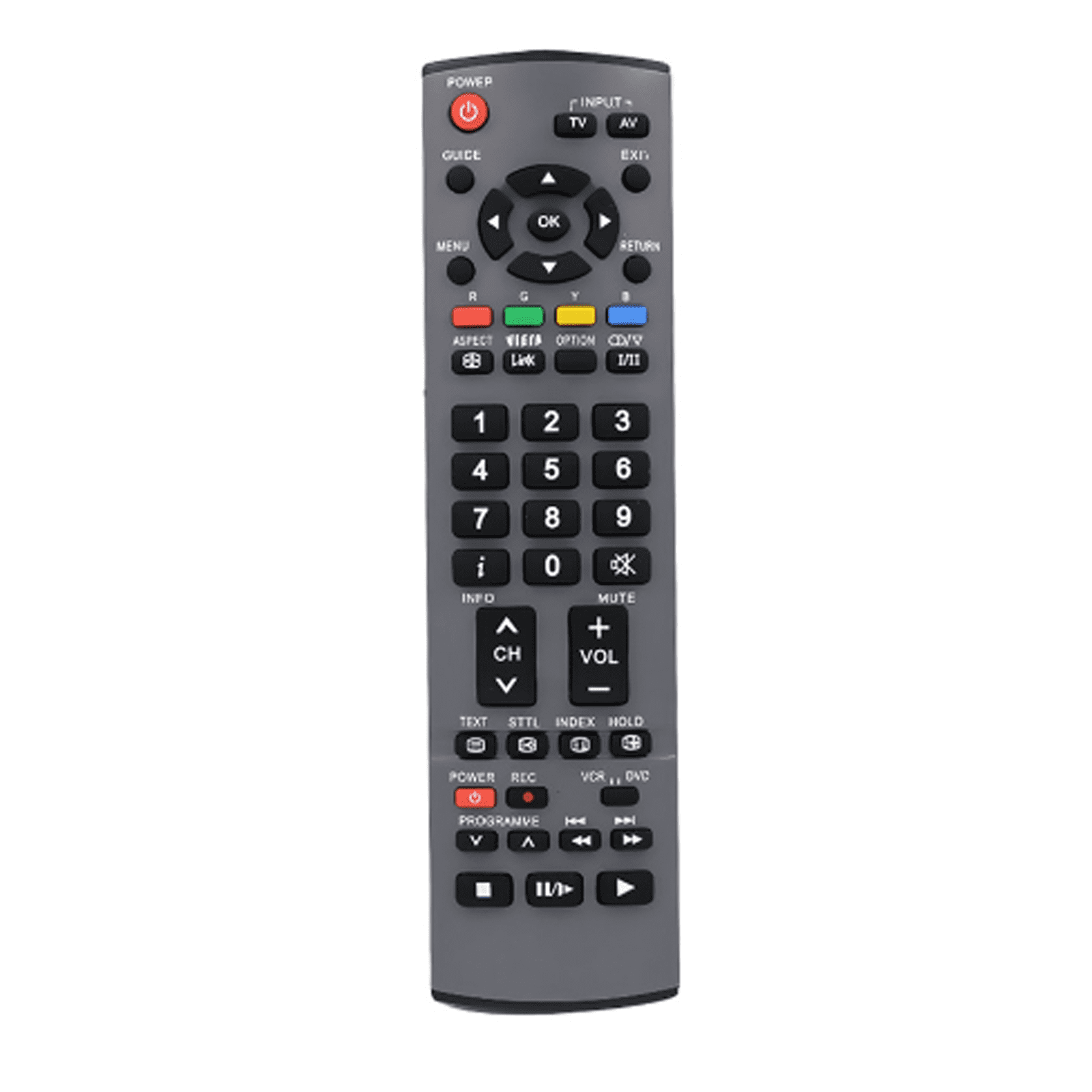 GJX Universal Remote Control,TV Remote with Intuitive Button Layout ...