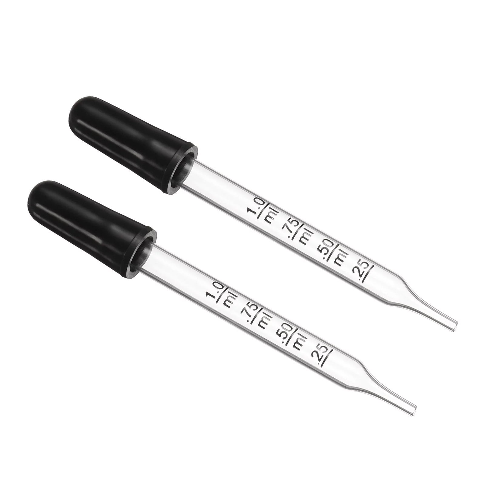 GJX 2 Pcs Pipette,Glass Eye Droppers with Precise Graduations,Durable ...