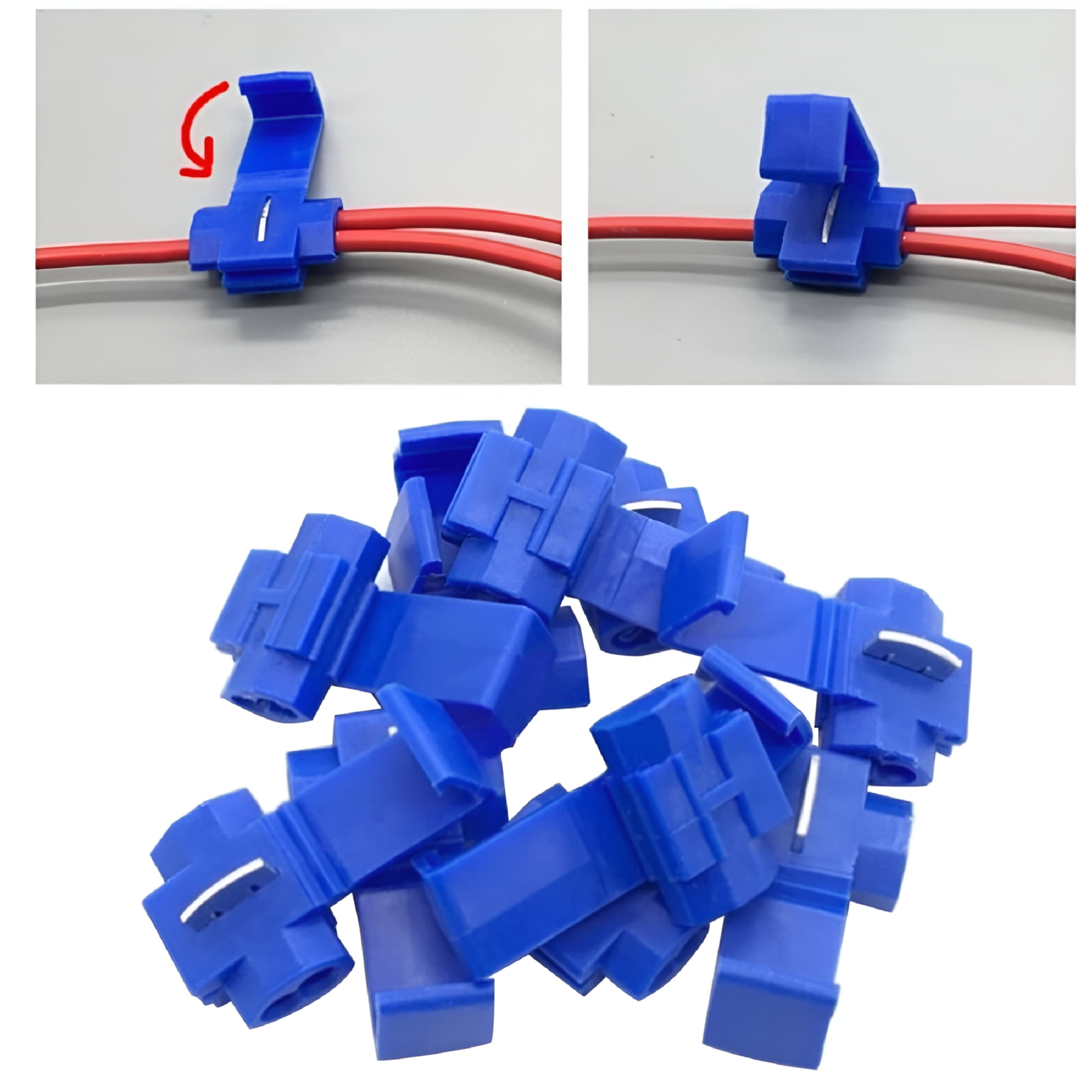 GJX 2026 New 50Pcs Quick Splice Wire Connectors Solderless Connectors ...