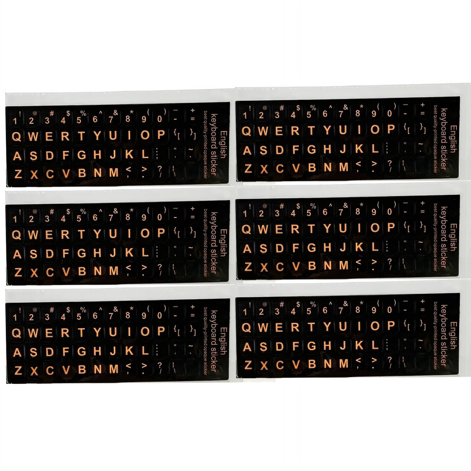 GJX 2026 New 6Pcs Keyboard Cover Not Easily Deformed Keyboard Stickers ...