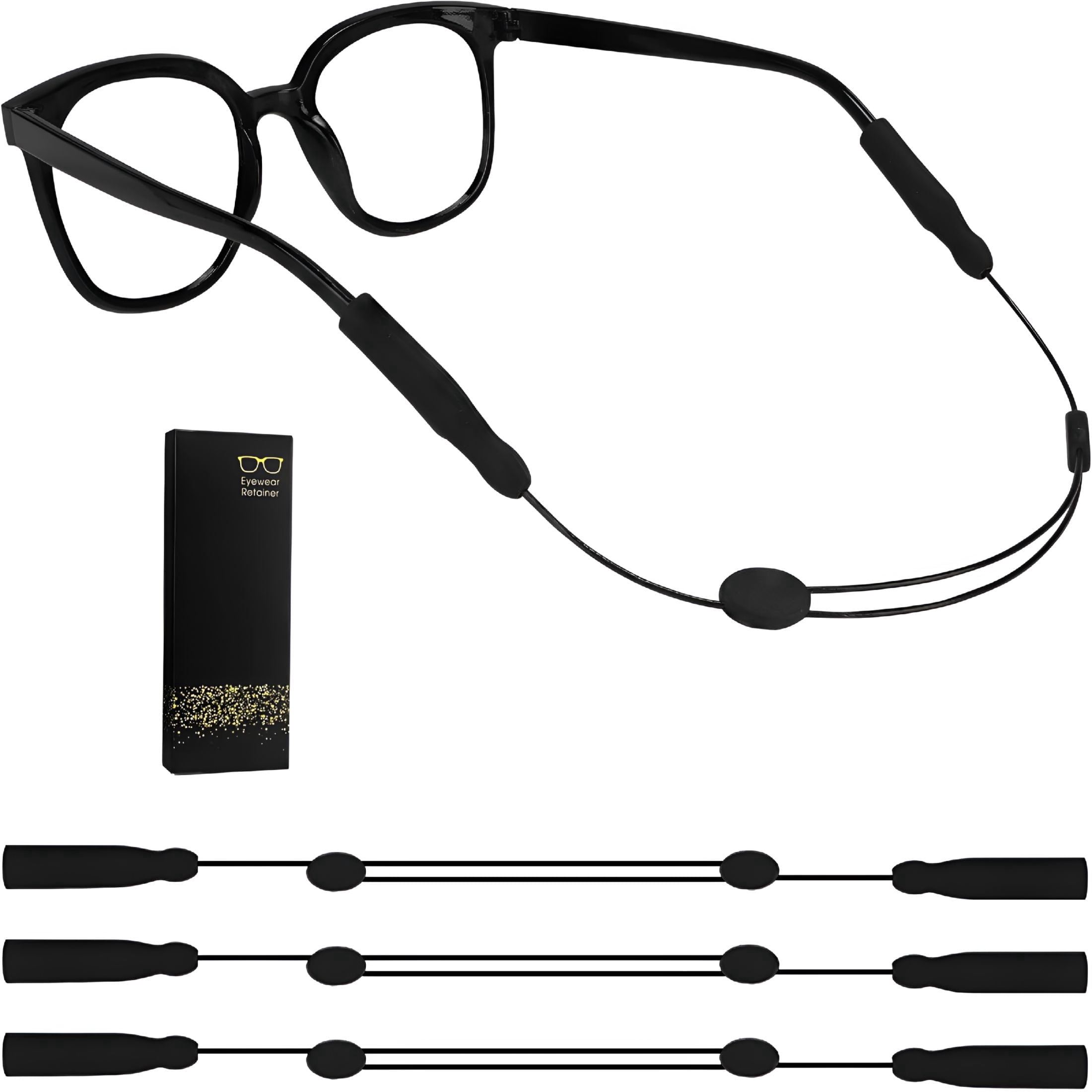 GJX 2026 New Adjustable Glasses Strap,Anti-Slip Sunglasses Strap for ...