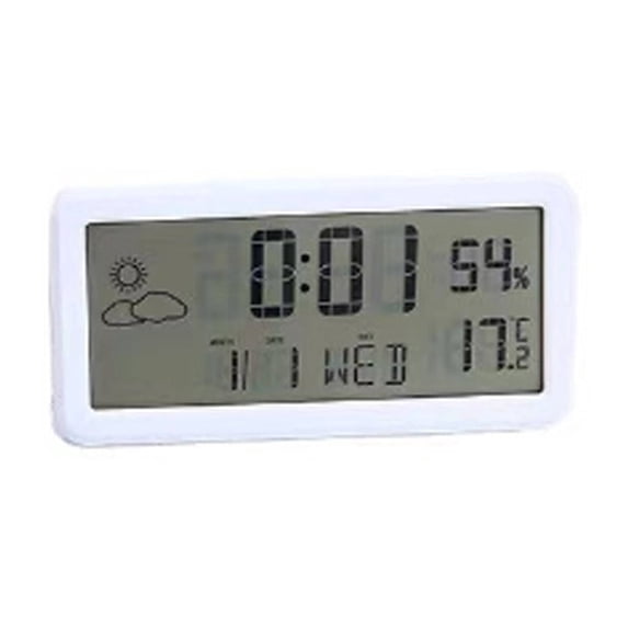 GJX 2026 New Alarm Clock Digital Clock Convenient Bedside Clock Clear ...