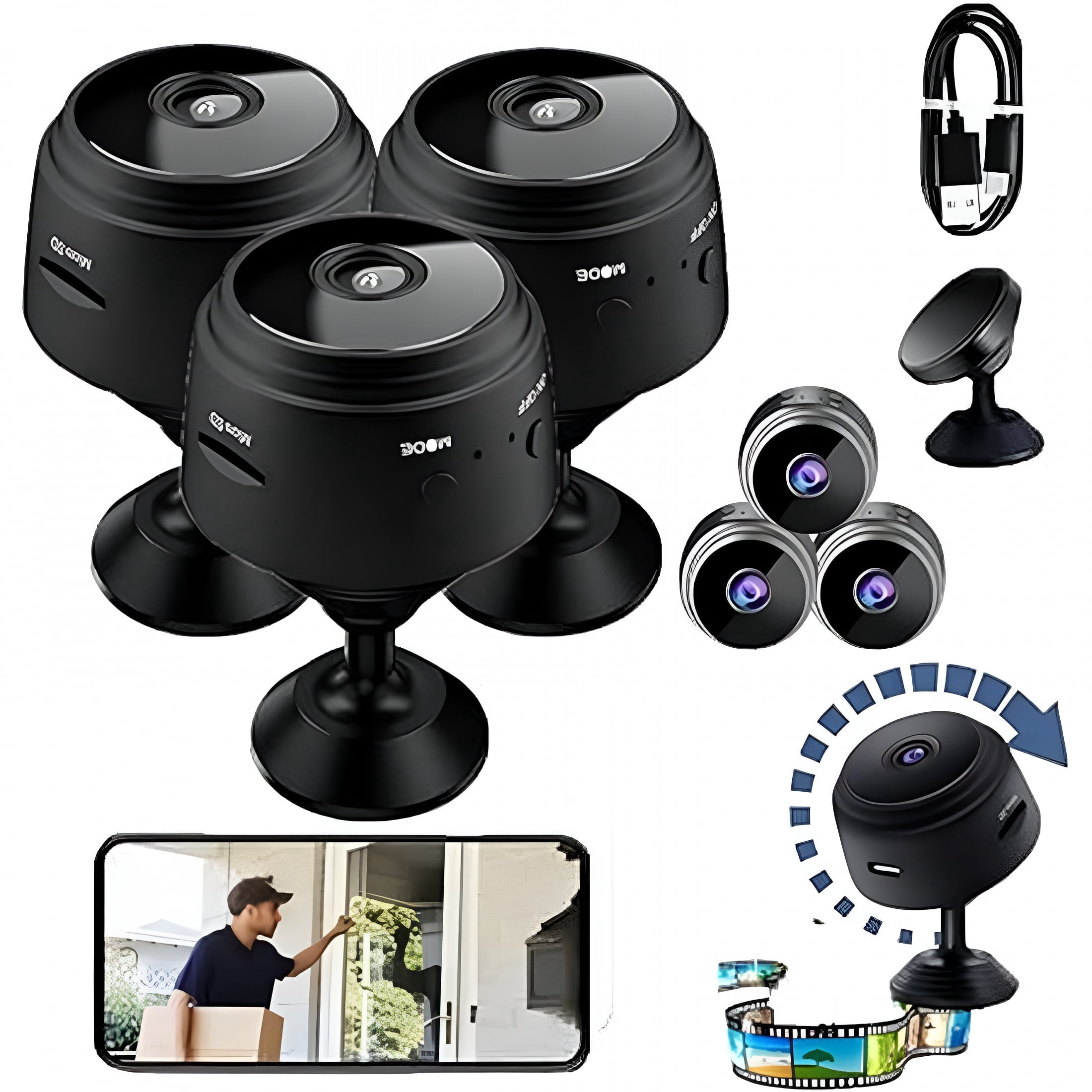 GJX 2026 New Cameras for Home Security,Hd 1080P Camera Wireless Wifi ...