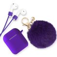 GJX 2026 New Case for Airpod Fun Furry Keychain for Airpods Case Simple ...