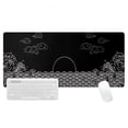 GJX 2026 New Desk Mat High Resilience Xxl Mouse Pad Rubber Fiber Build ...