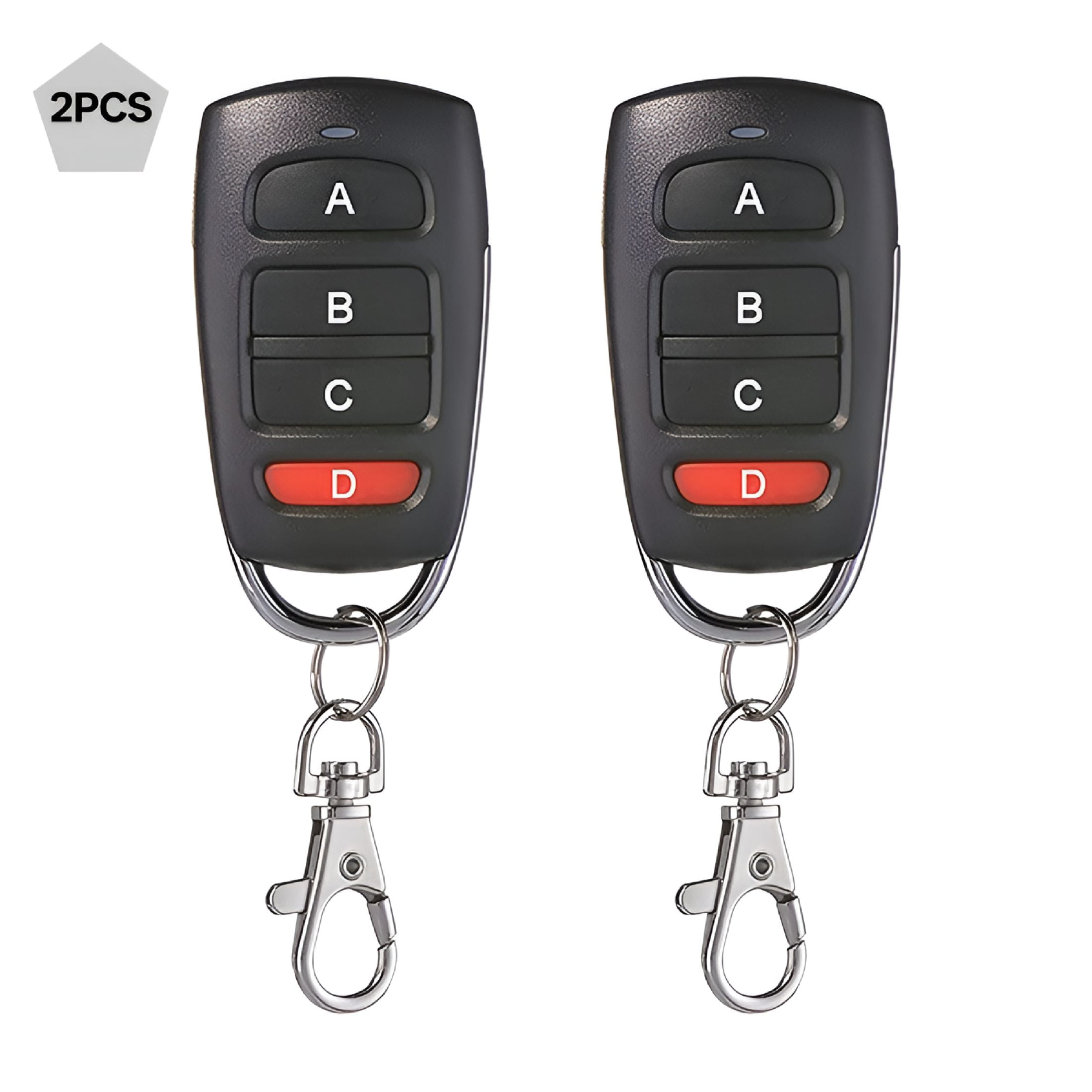 GJX 2026 New Universal Garage Door Clone Remote Control 433 Mhz 2Pc for ...