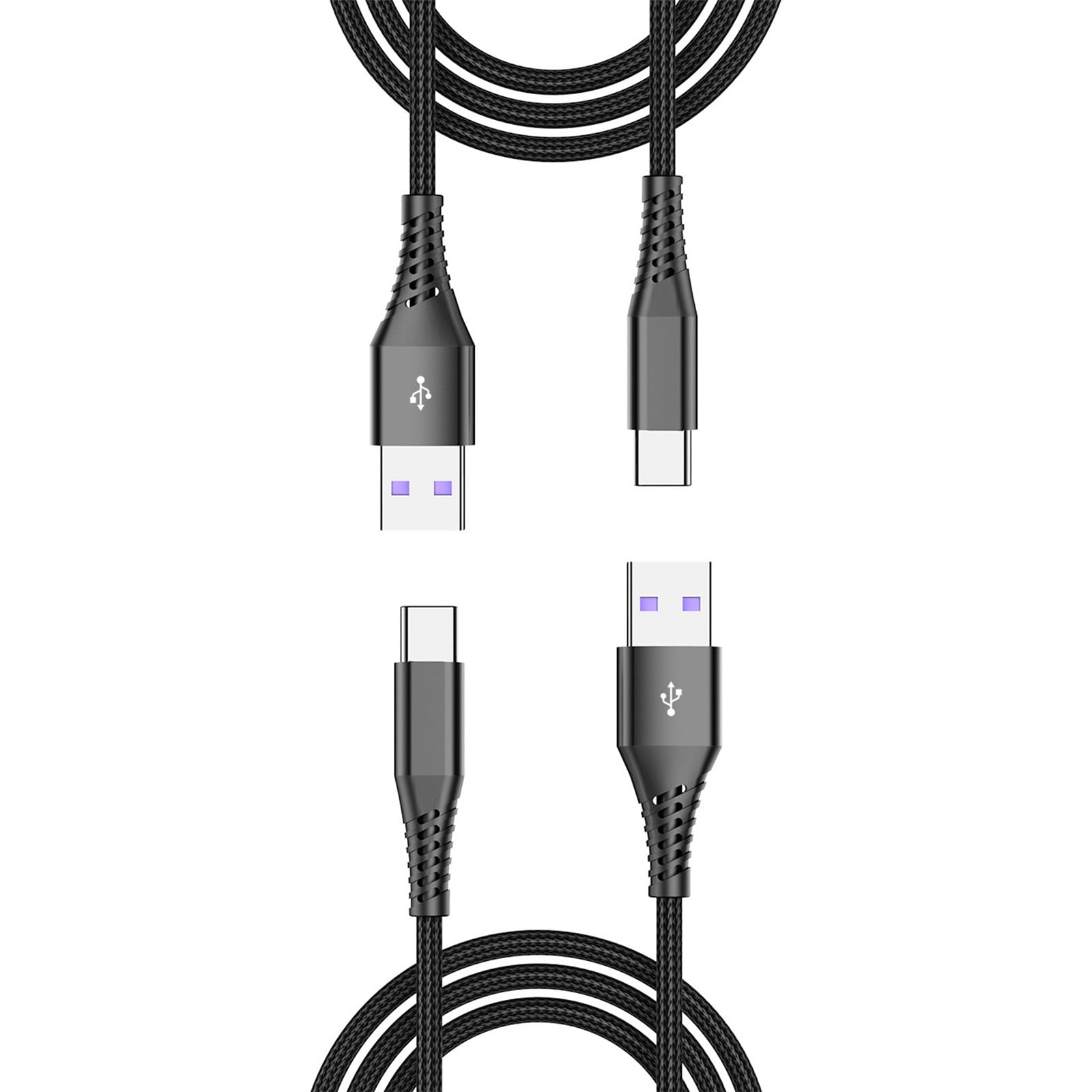 GJX 2Pack 6FT USB C Cable,Nylon Braided USB to USB C Cable,66W Super ...
