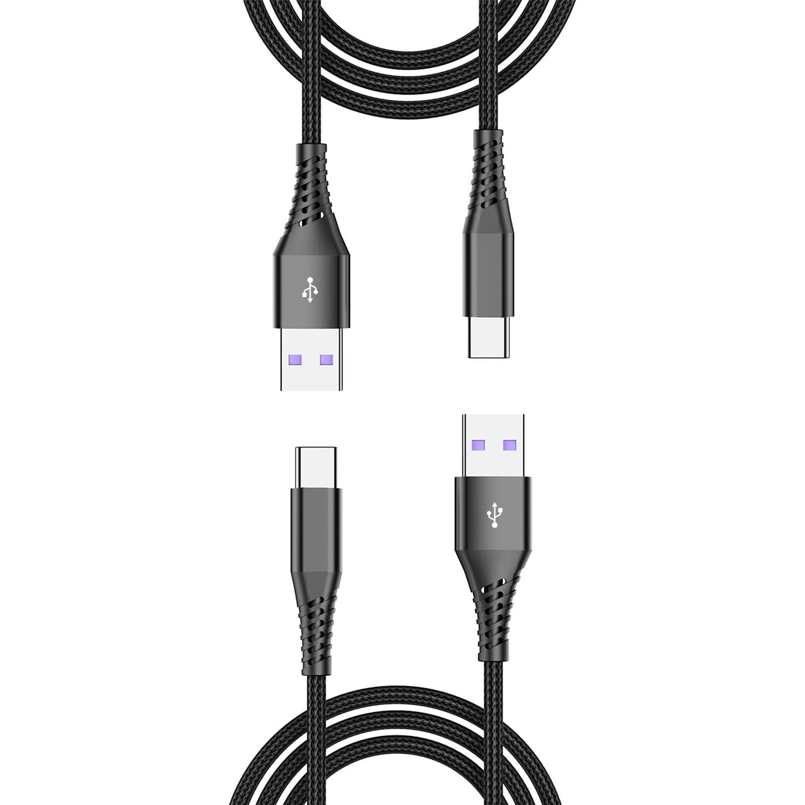 GJX 2Pcs 3FT USB C Cable,Nylon Braided USB to USB C Cable,66W Super ...