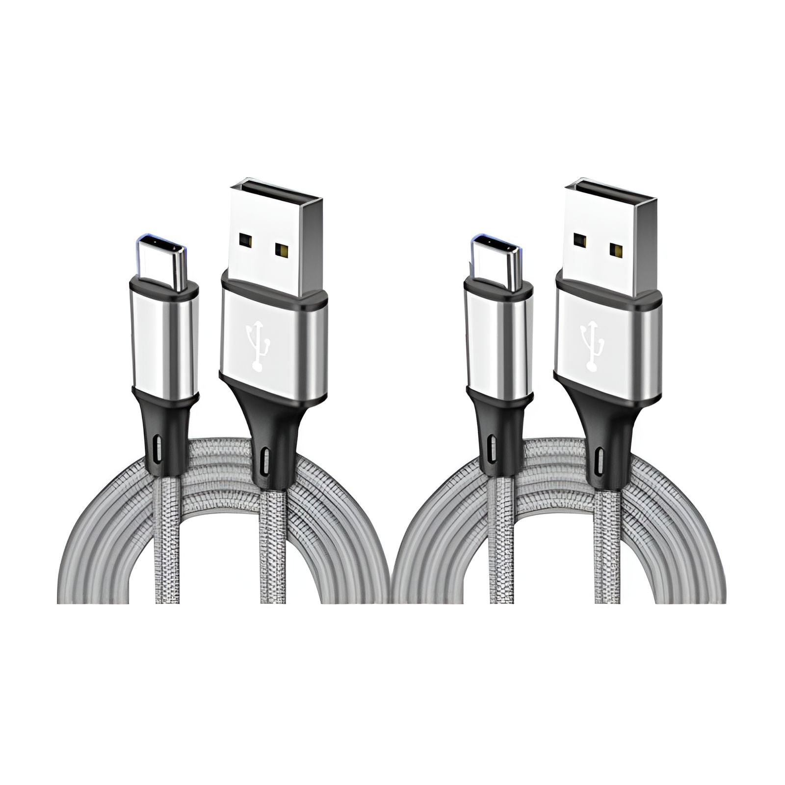 GJX 2Pcs 4 in 1 Charging Cable,Avoids Slow Charging 4 in 1 Usb Charging ...