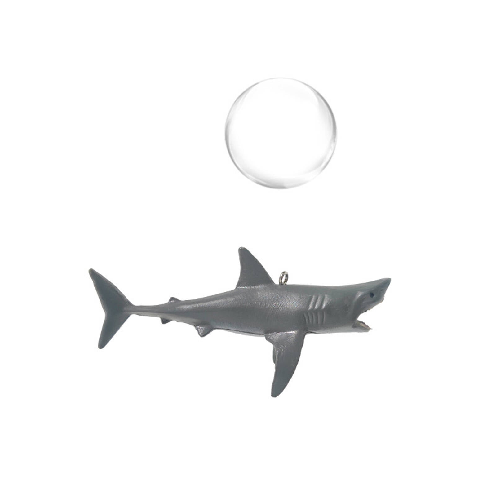 GJX 2Pcs Aquarium Ornament,Realistic Shark and Whale Design Fish Tank ...