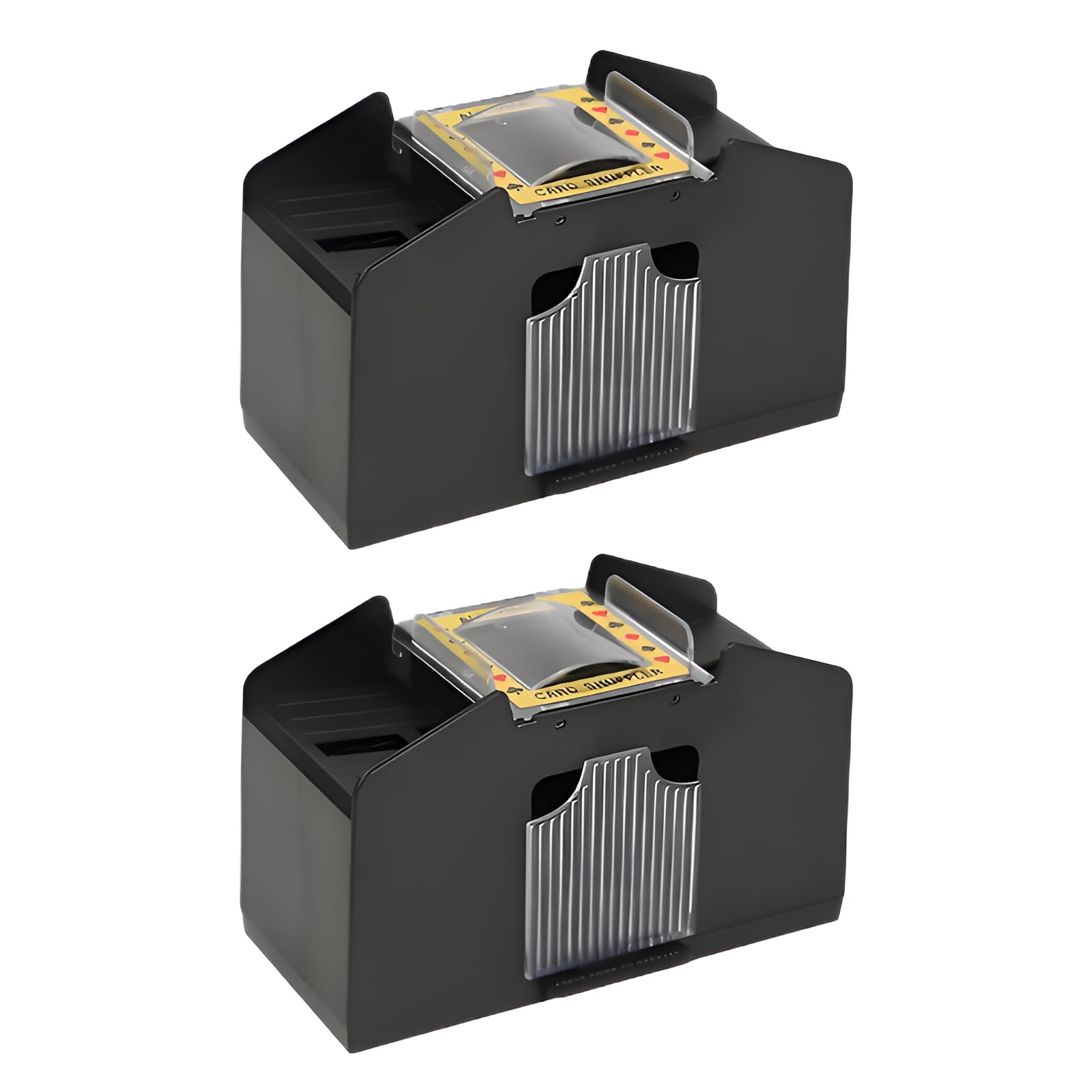 GJX 2Pcs Automatic Card Shuffler,Electric and Efficient Card Shuffler ...