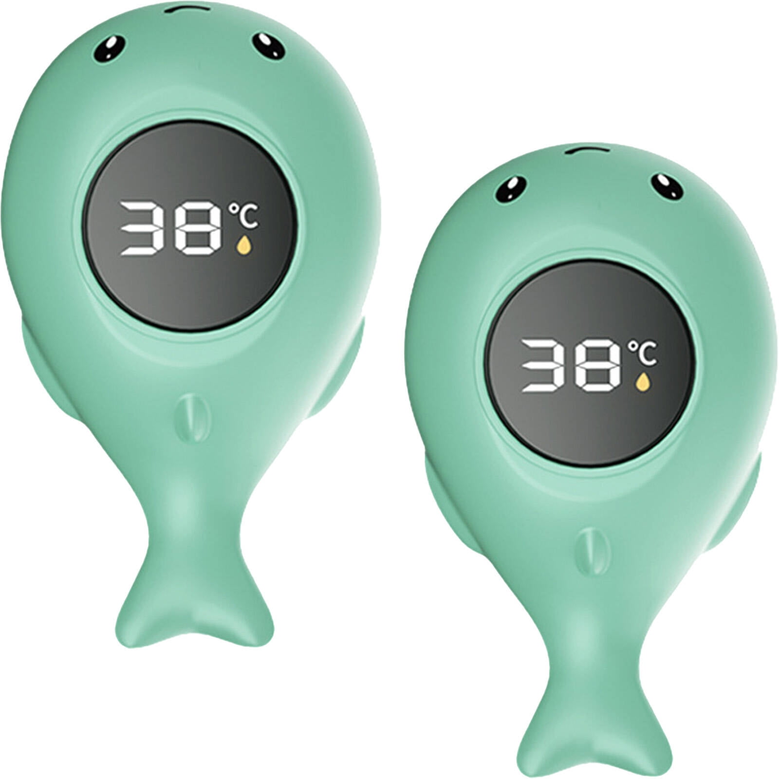 GJX 2Pcs Baby Bath Thermometer,Safe and Eco-Friendly Materials Bath ...