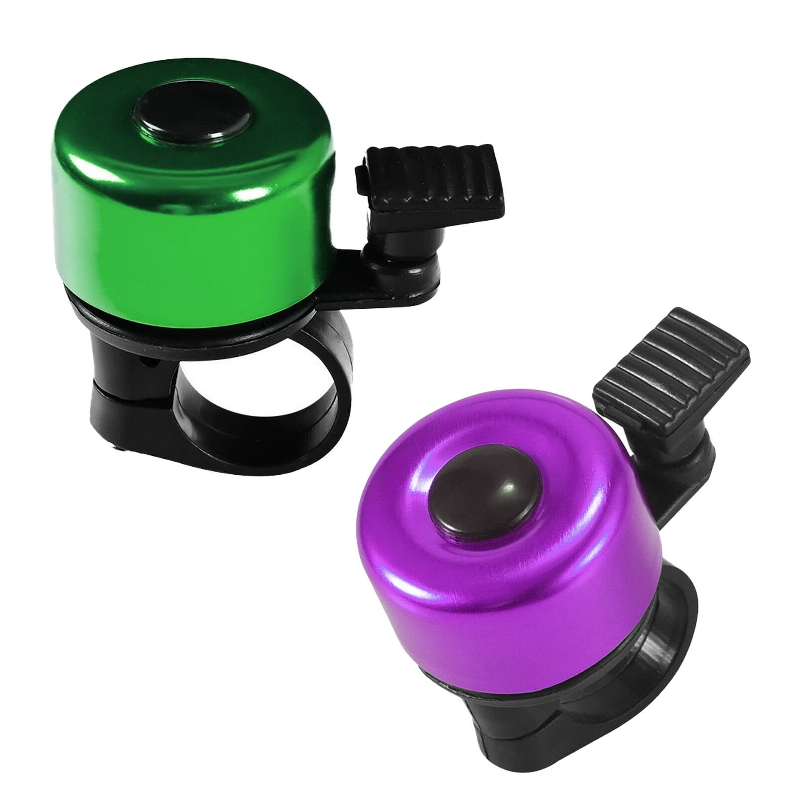 GJX 2Pcs Bicycle Bell,Mini Design for Easy Portability Bicycle Warning Bell,Thumb-Operated for ...
