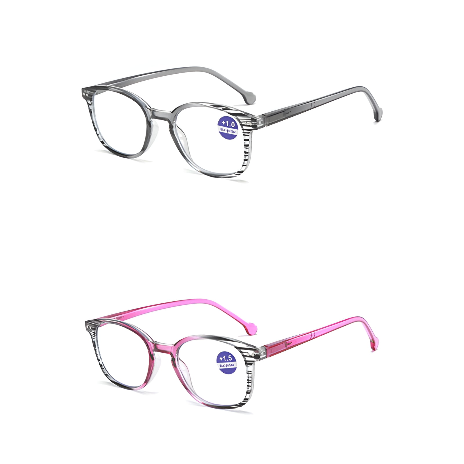 GJX 2Pcs Bluelight Glasses Womens,Clear Without Blue Light Interference ...