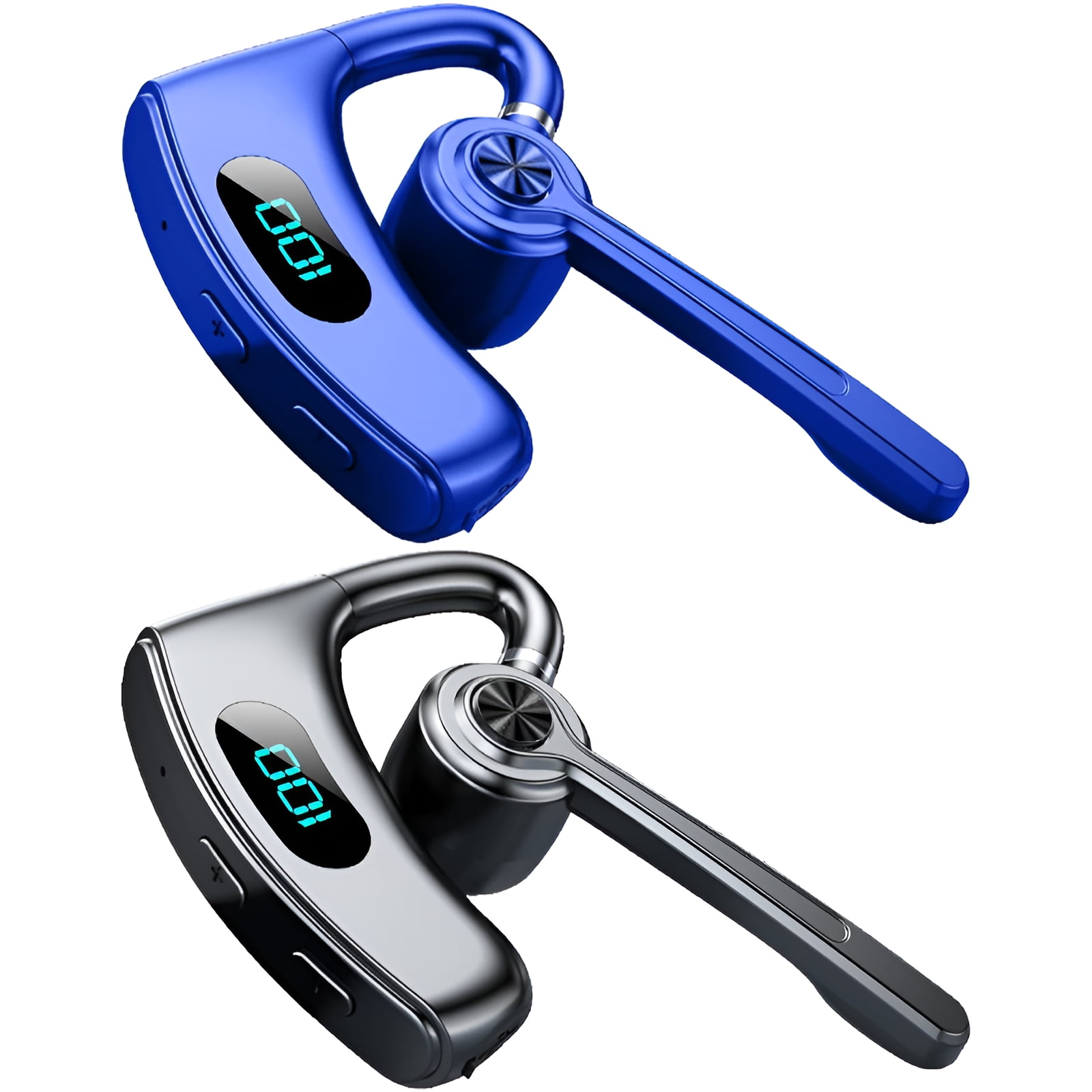 GJX 2Pcs Bone Conduction Headphones,High-Definition Dual Microphone ...