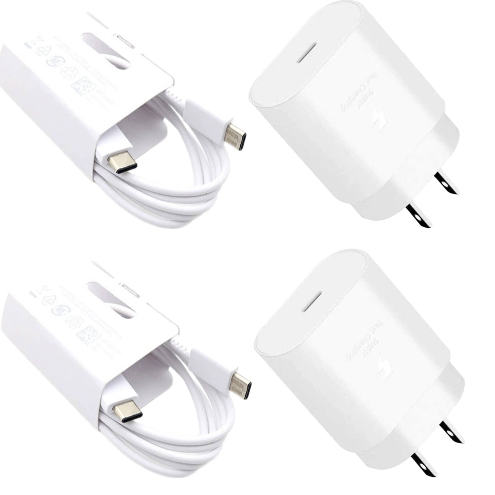 GJX 2Pcs C Type Charger Fast Charge,Compact Portable Design Super Fast ...