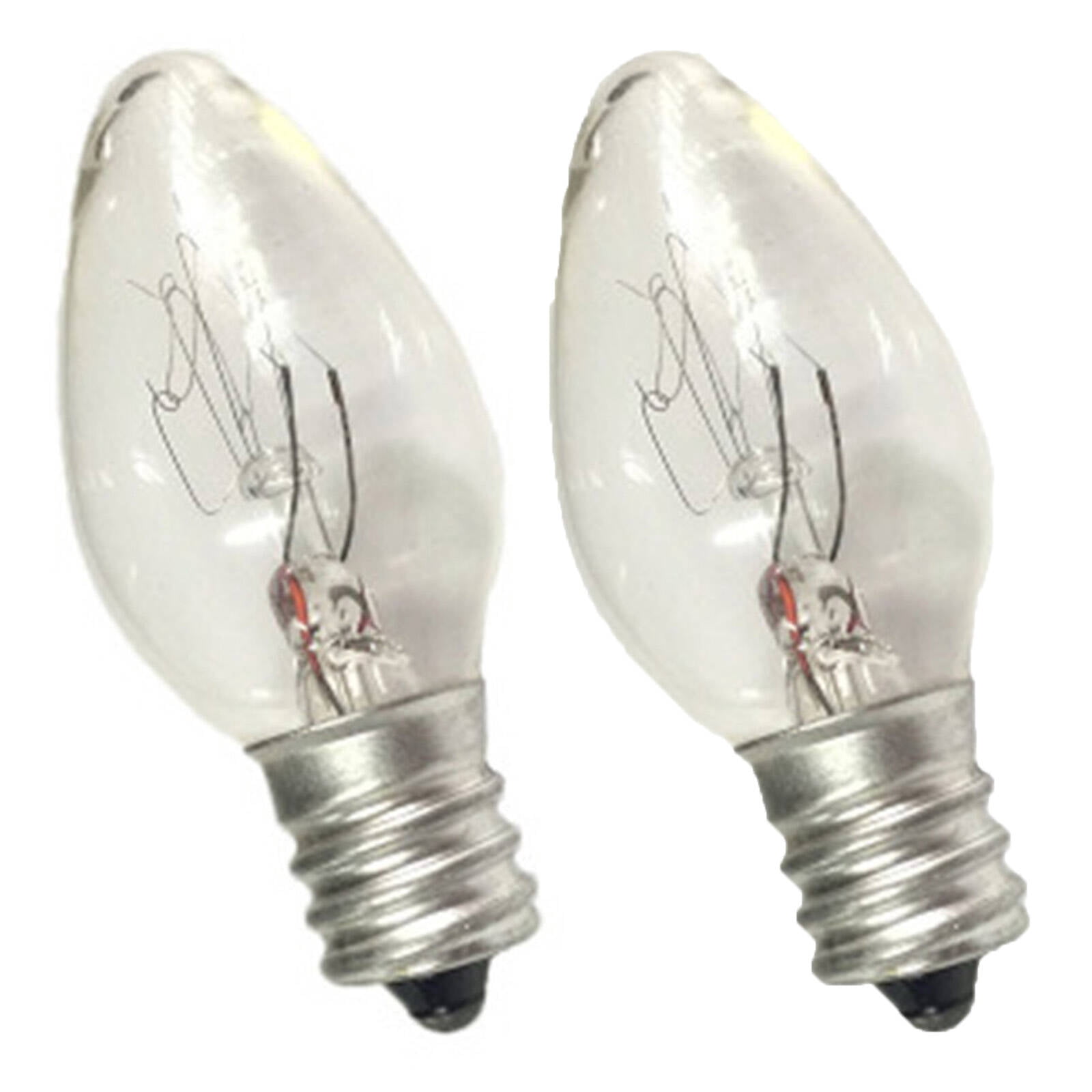 GJX 2Pcs Candelabra Led Light Bulbs Tiny Light Bulb Wax Warmer Light ...