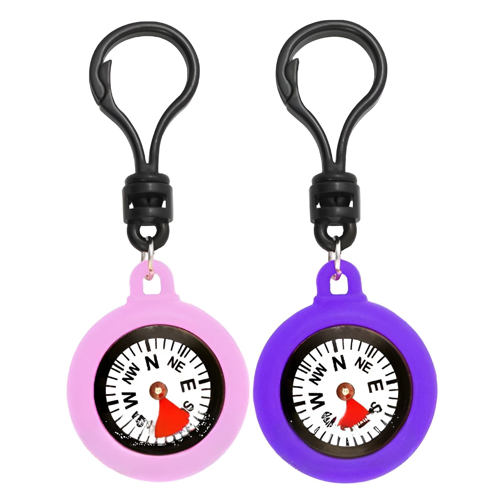 GJX 2Pcs Compass Hiking Survival,Accurate Direction Indication Compass ...