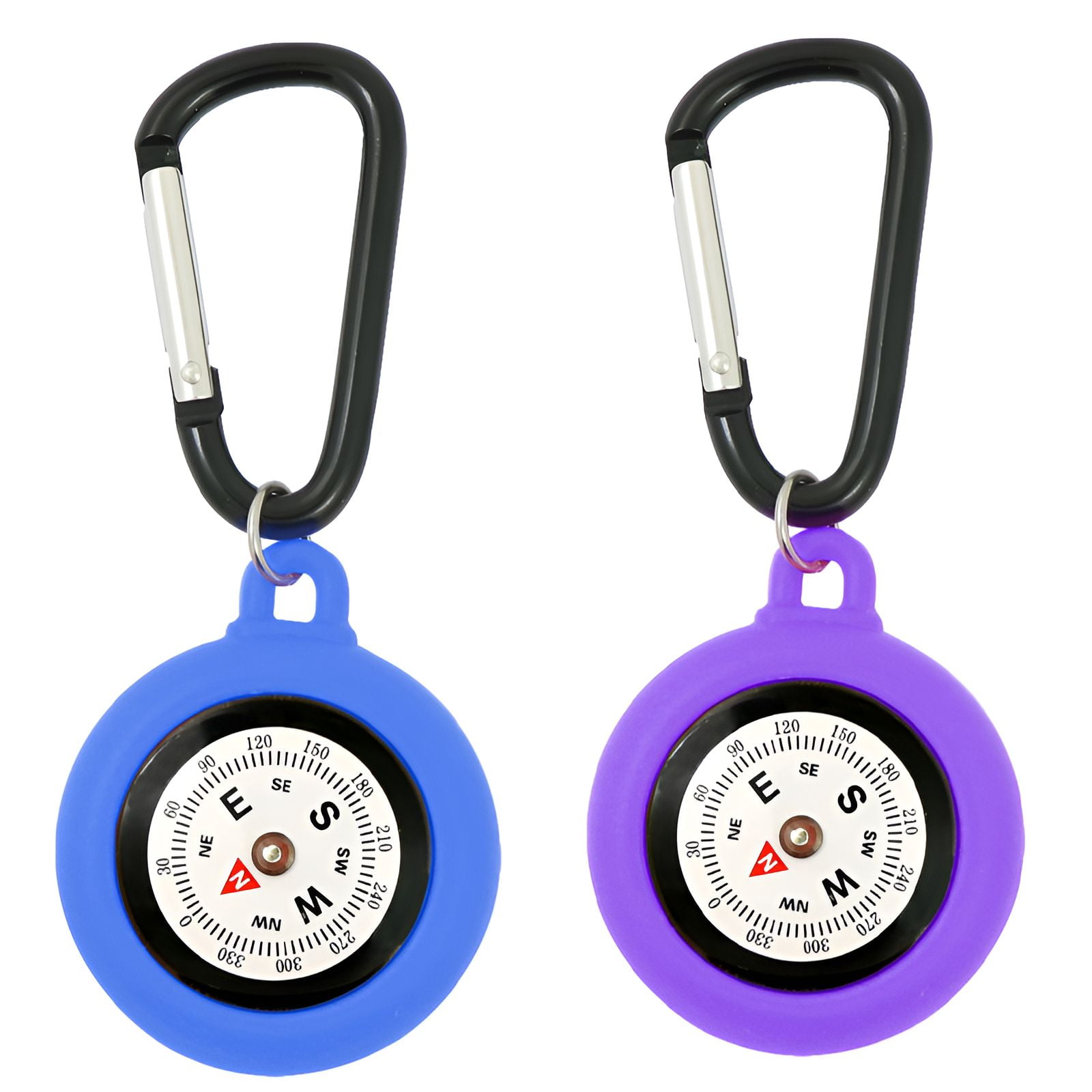 GJX 2Pcs Compass Hiking Survival,Easy Navigation Compass,High ...