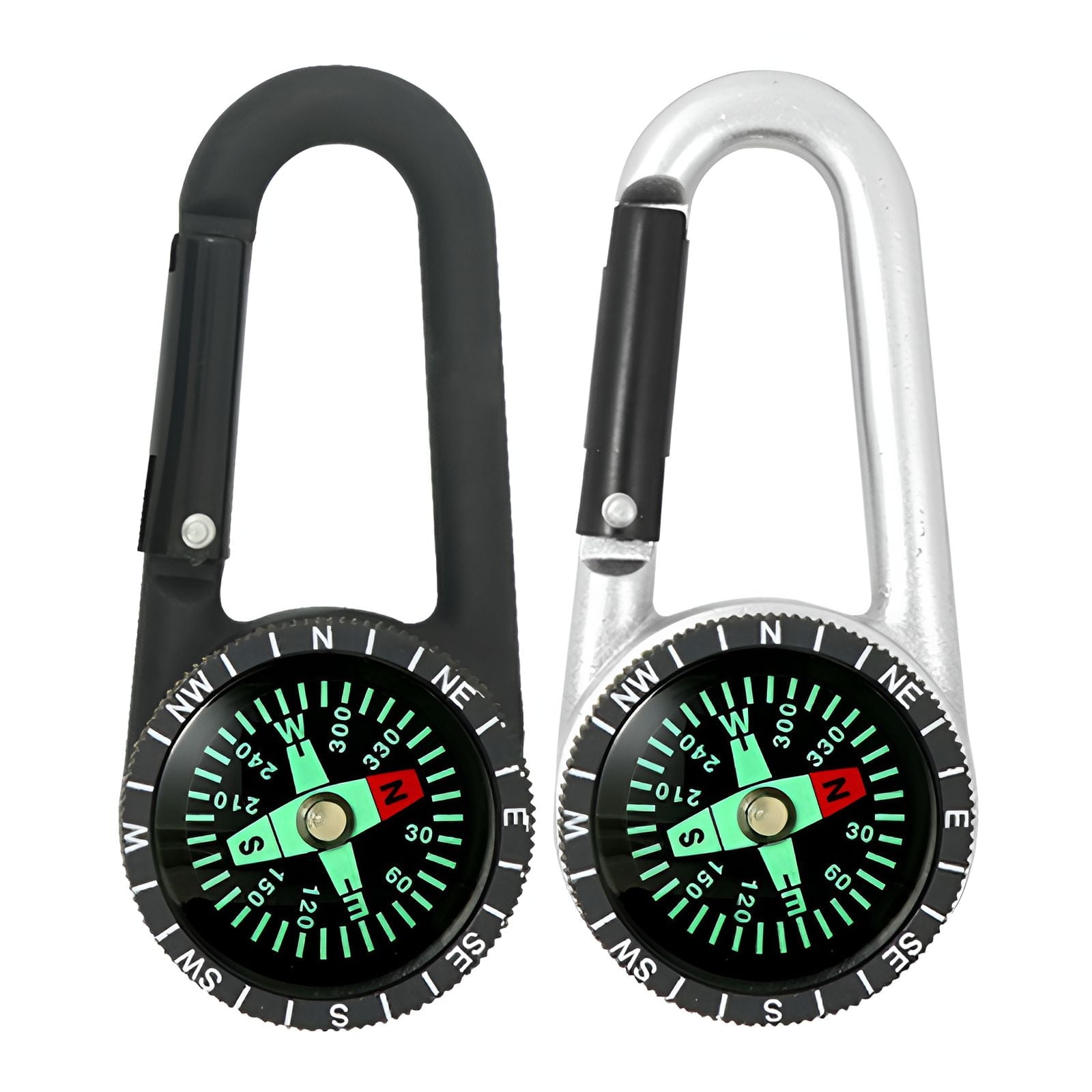 GJX 2Pcs Compass Hiking Survival,Extreme Weather Compatibility Compass ...