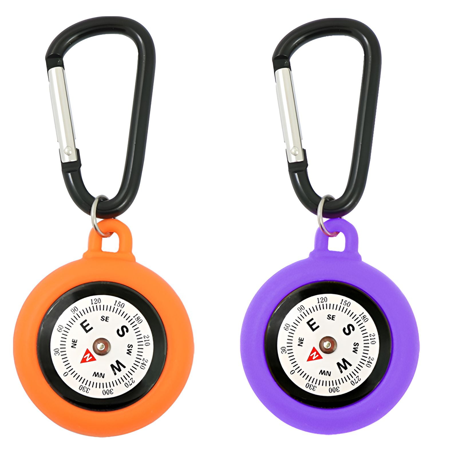 GJX 2Pcs Compass Hiking Survival,Gentle Touch Compass,Capture Children ...