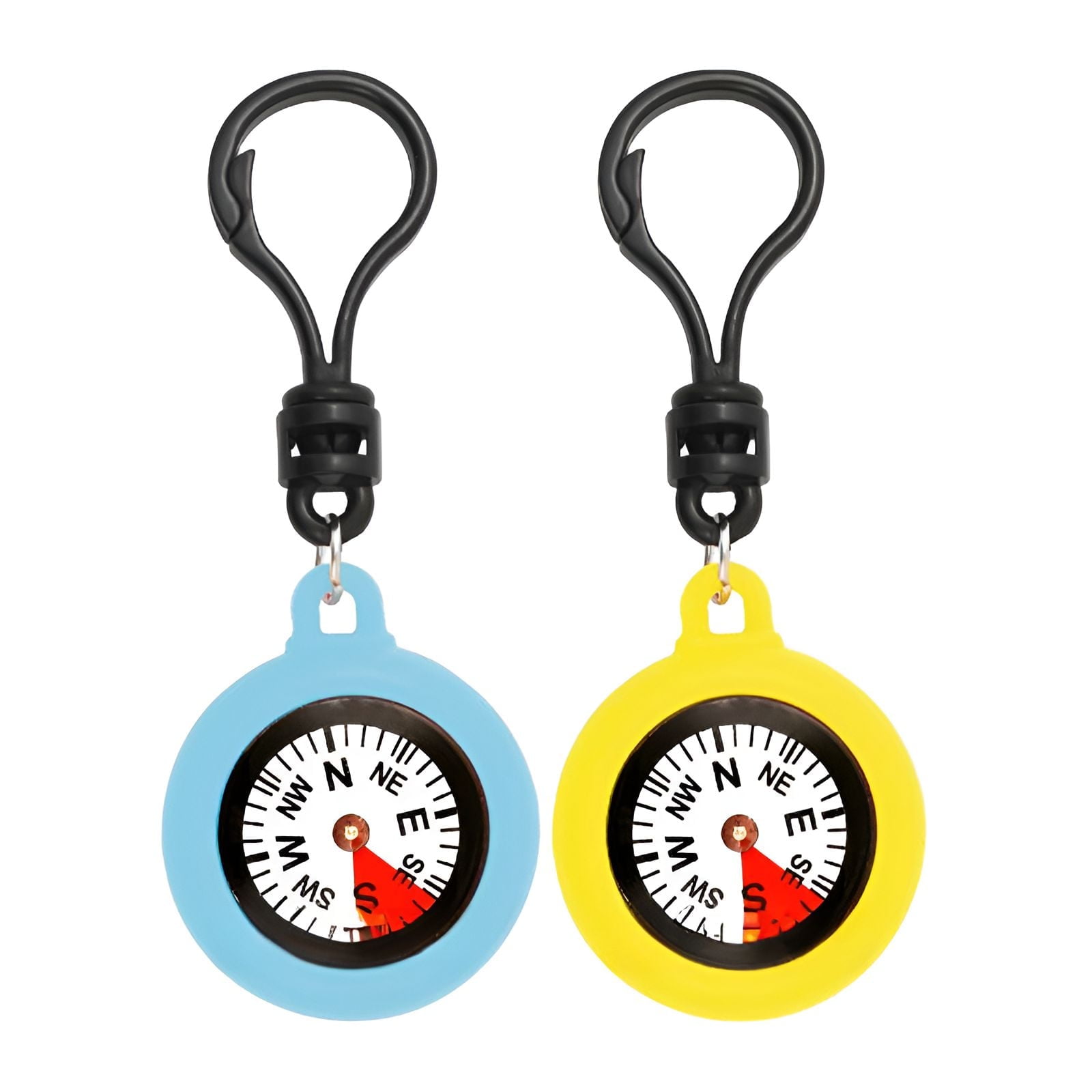GJX 2Pcs Compass Hiking Survival,High Strength Design Compass,Strong ...