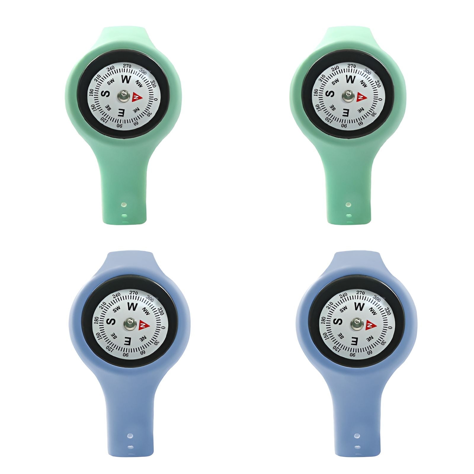 GJX 2Pcs Compass Hiking Survival,Non-Toxic Material Compass for Kids ...