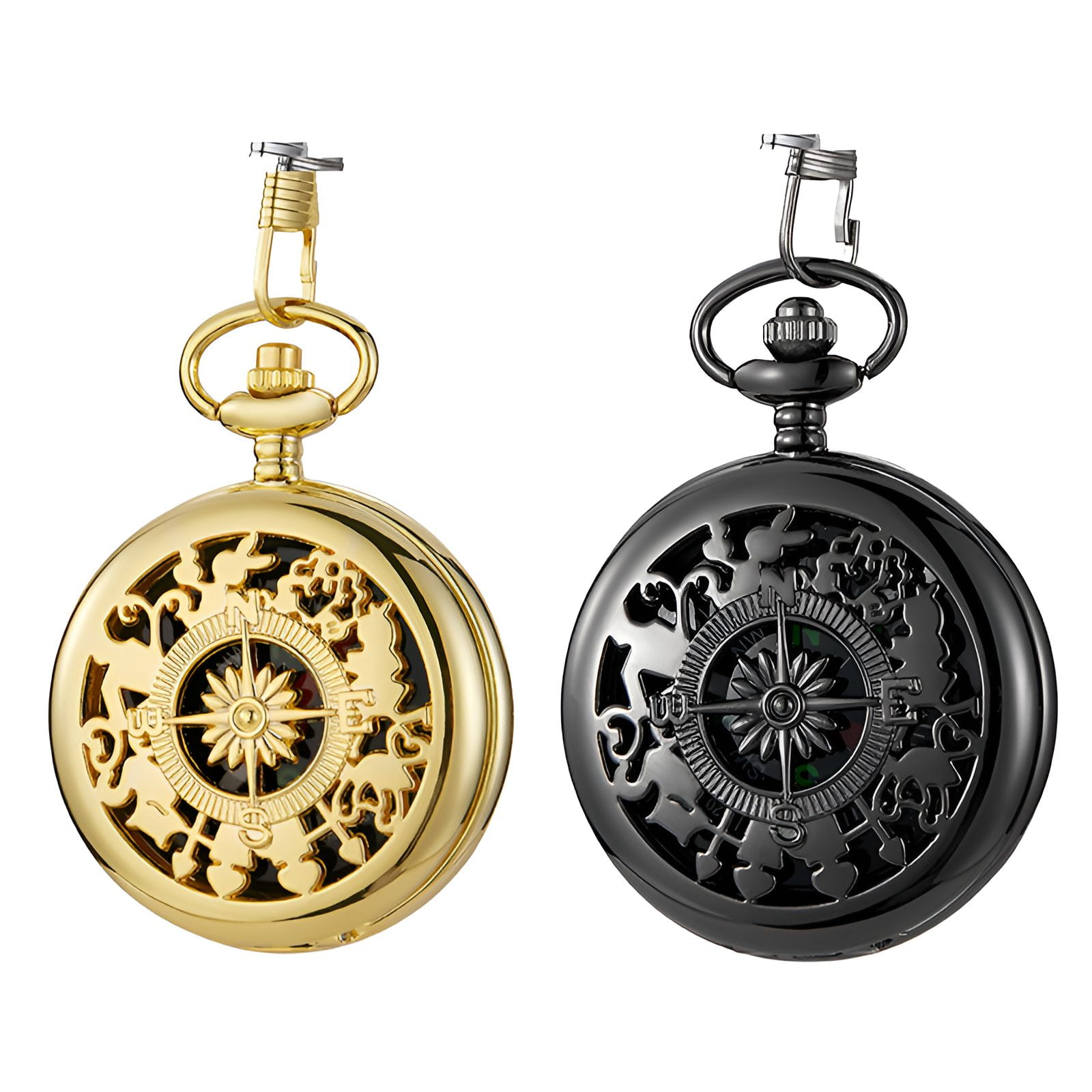 GJX 2Pcs Compass Hiking Survival,Outdoor Exploration Compass for Kids ...