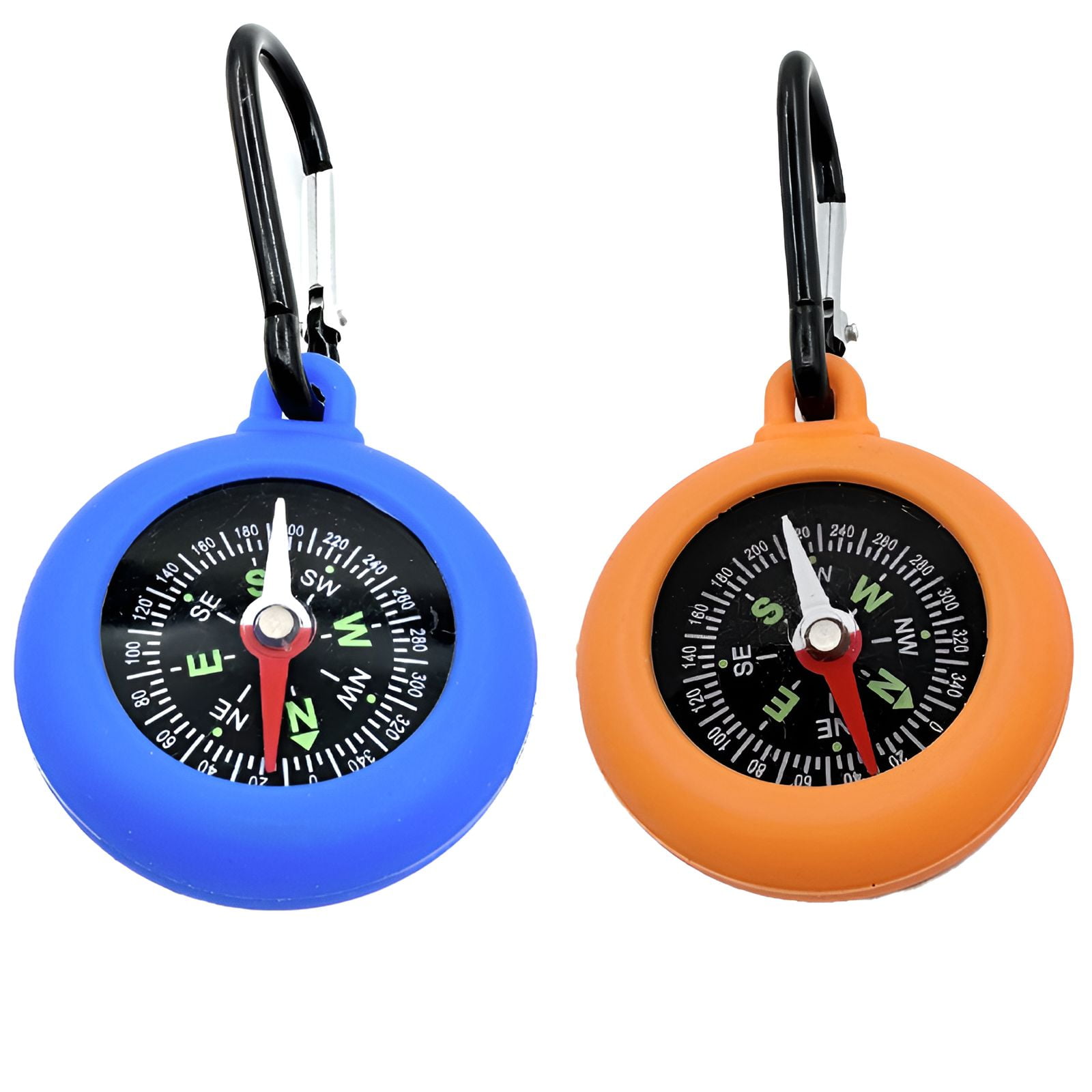 GJX 2Pcs Compass Hiking Survival,Quick Reading Compass,Clear Scale ...