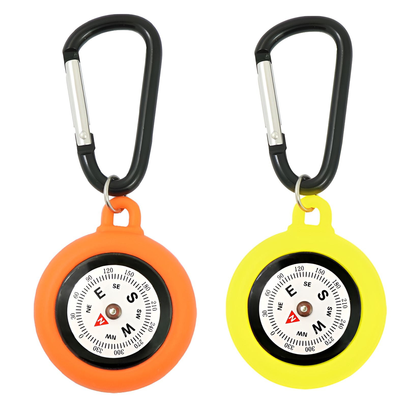 GJX 2Pcs Compass Hiking Survival,Scratch-Proof Design Compass ...