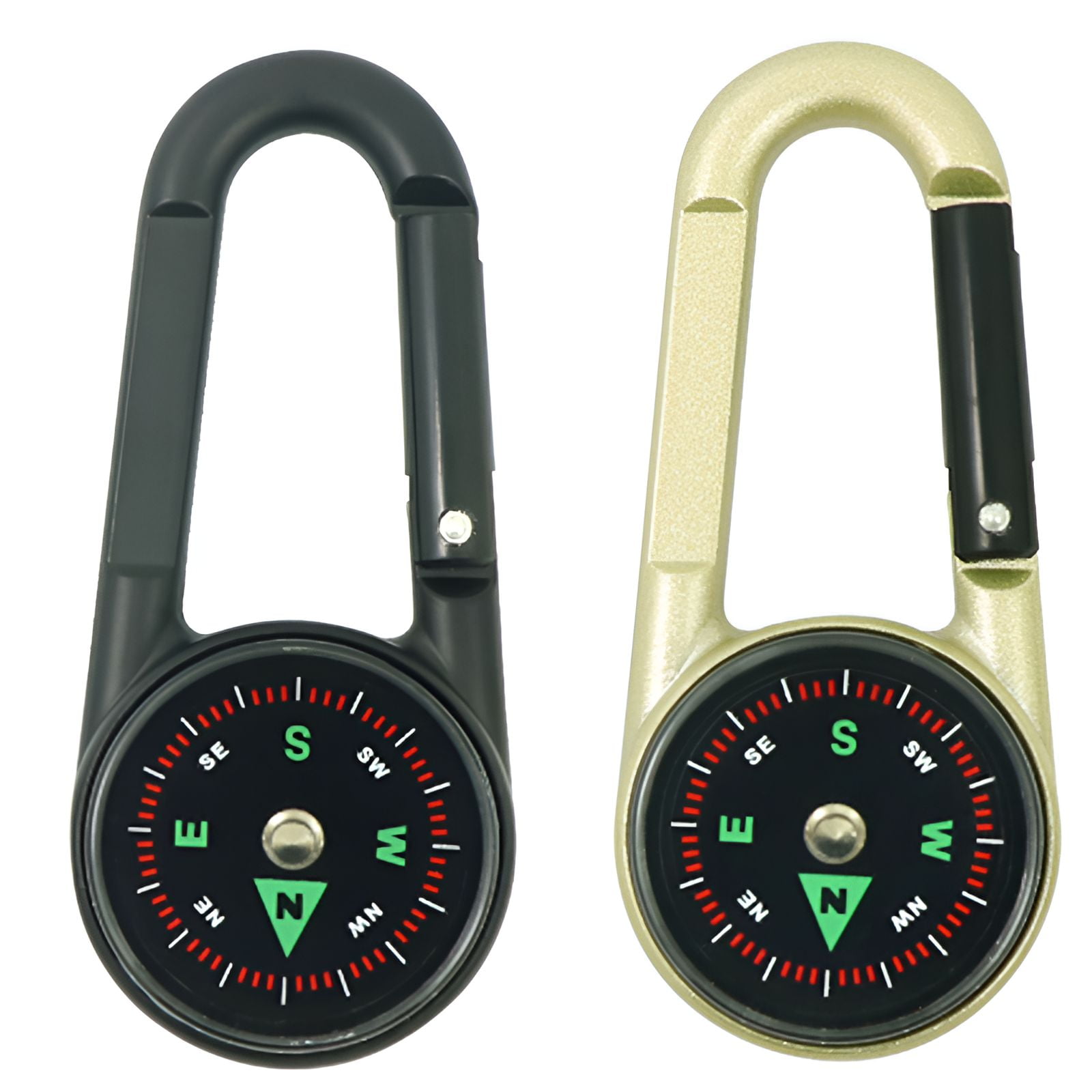 GJX 2Pcs Compass Hiking Survival,Space-Saving Compass,Pocket-Sized ...