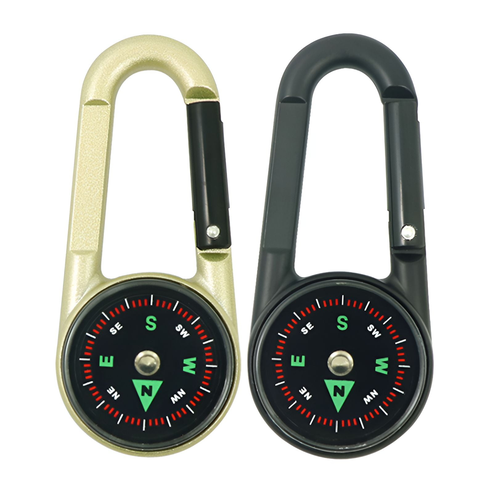 GJX 2Pcs Compass Hiking Survival,Strong Magnetic Feature Compass,Quick Positioning Military Gear ...