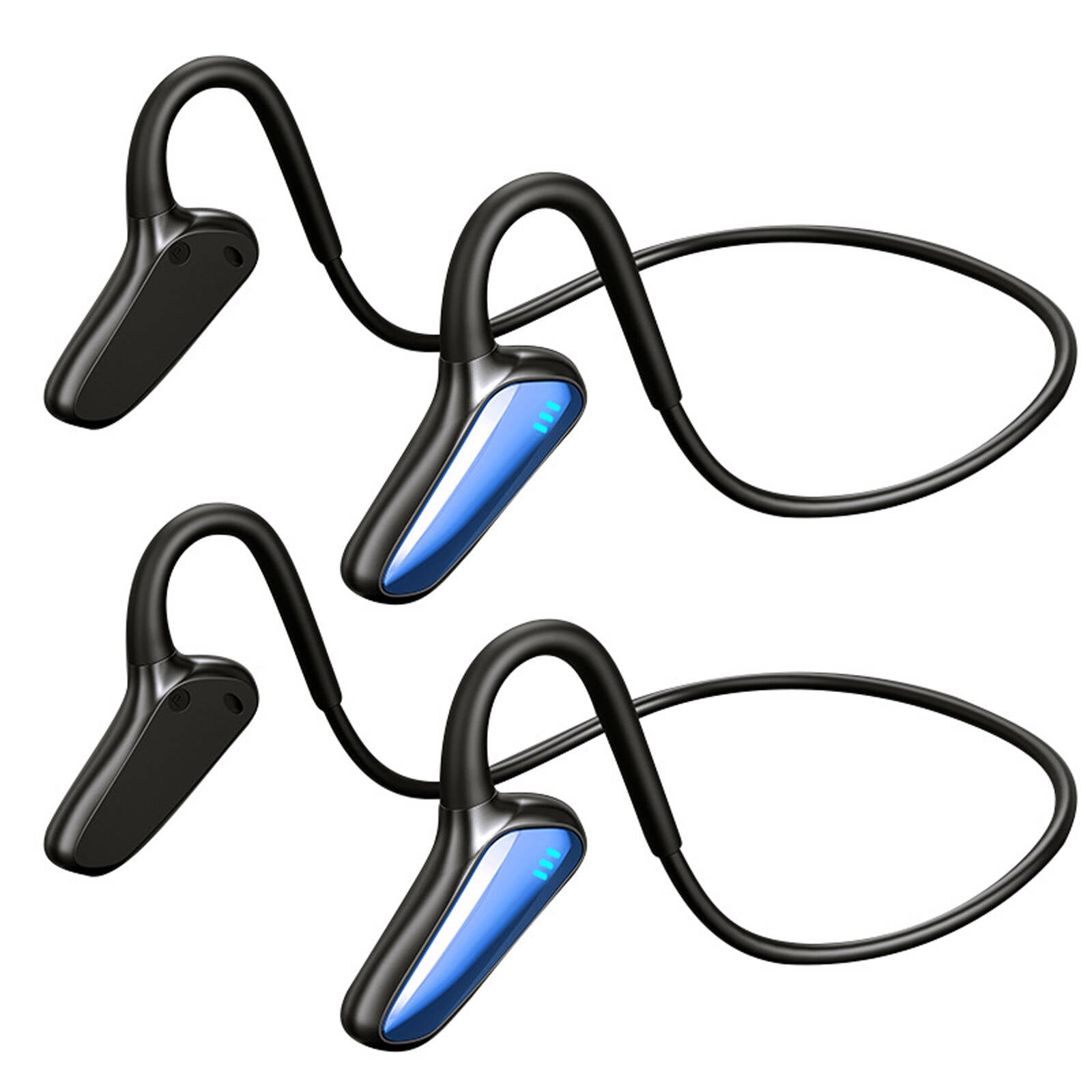 GJX 2Pcs Ear Buds Breathable Material Wireless Earbuds Comfort Fit ...