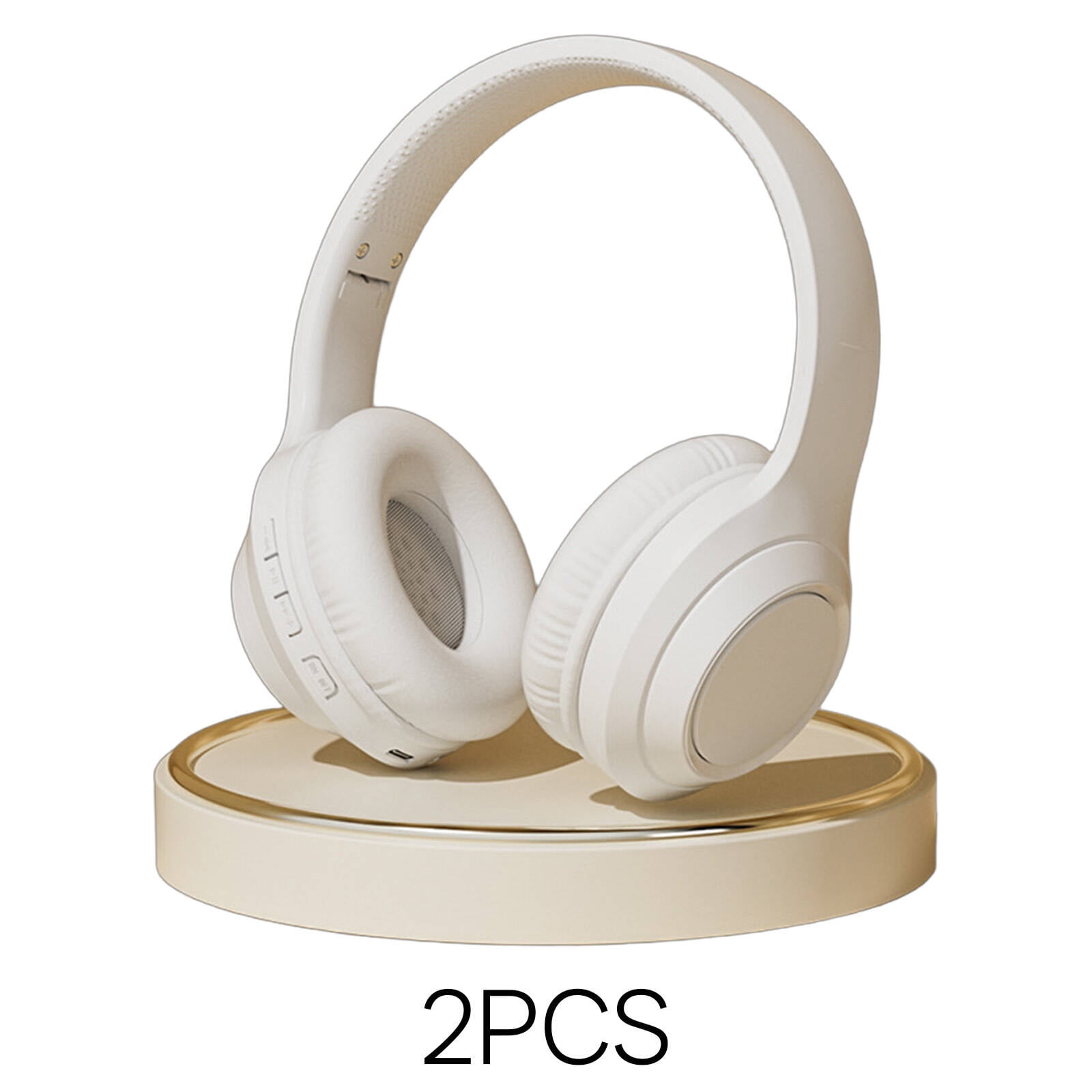 GJX 2Pcs Ear Buds Clear Sound Wireless Earbuds Rich Bass Headphones ...